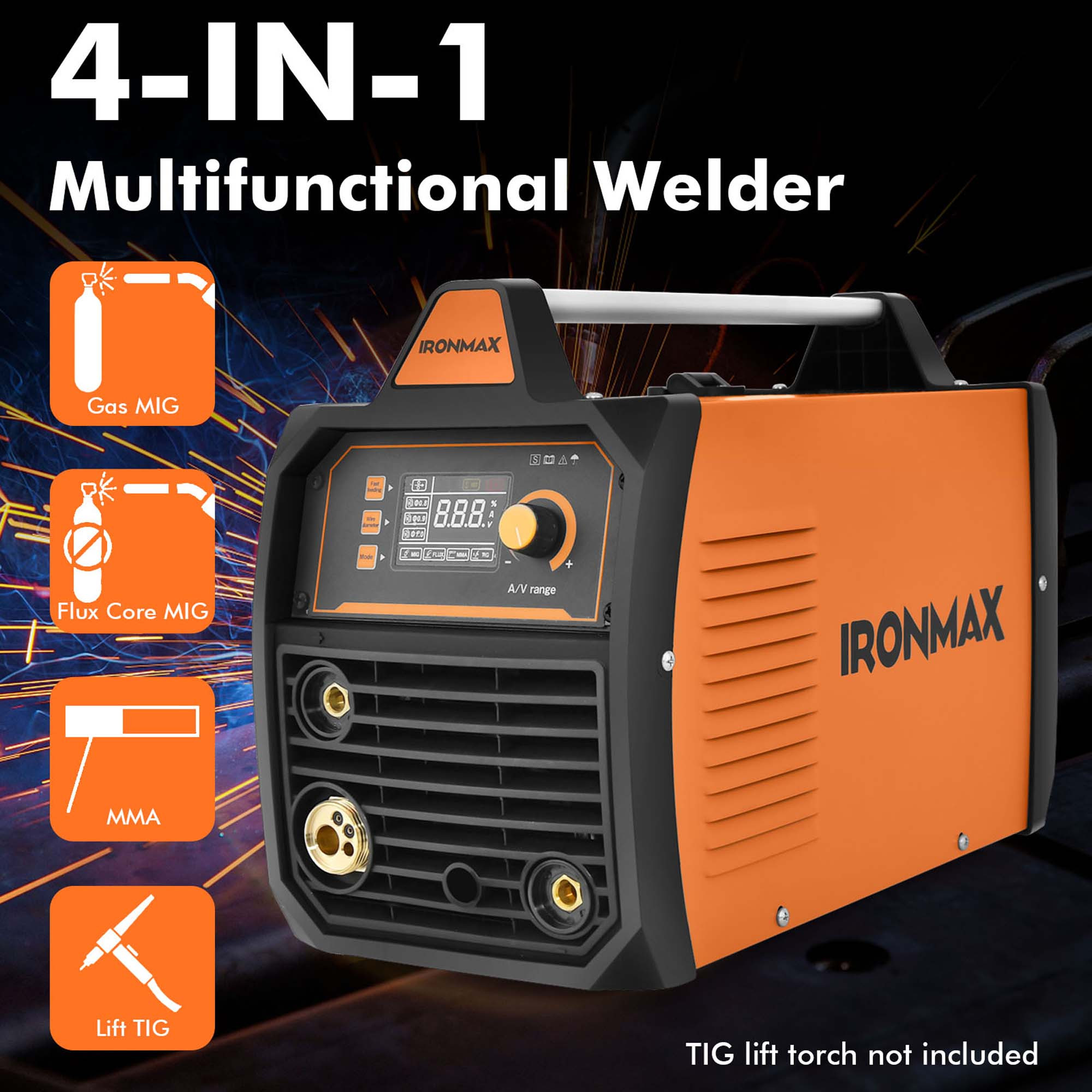 110 220v Stick Welder 160 Amp Igbt Welding Machine Lcd Display - Sports ...