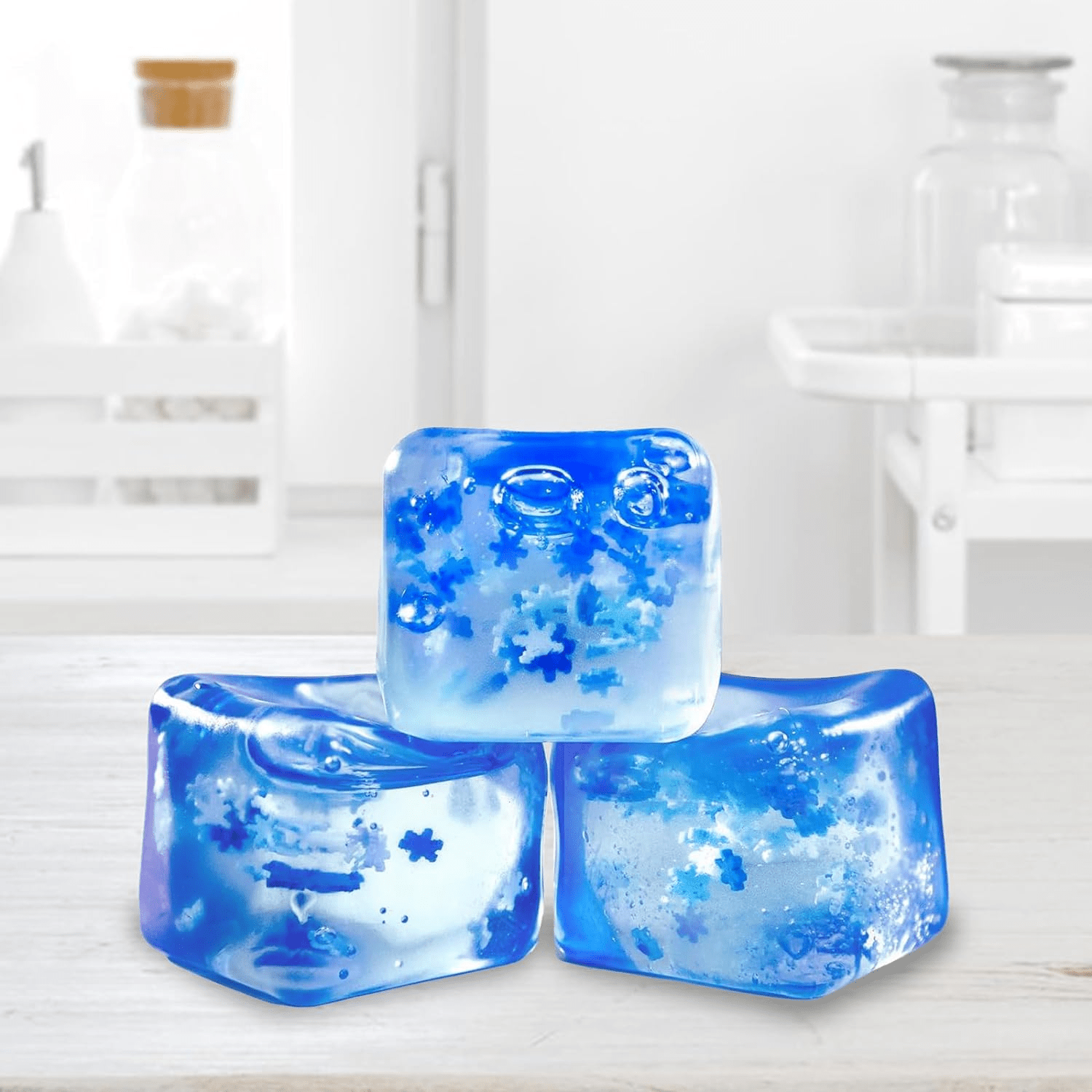 Squishy Ice Cube Stress Balls Sensory Squishy - Temu