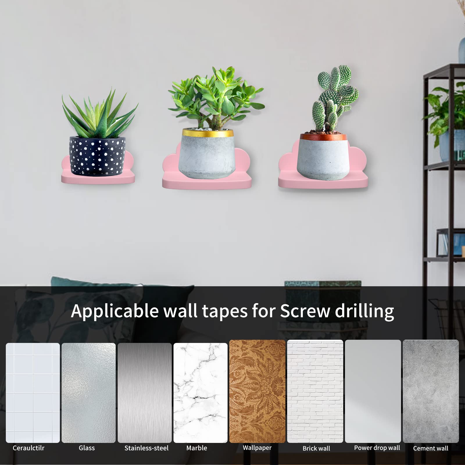 Small Floating Shelves Mini Shelves Hanging Display - Temu