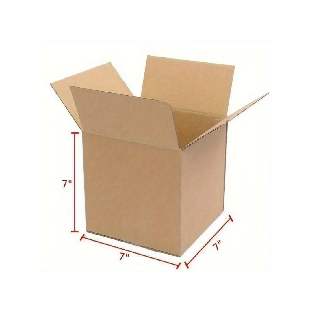 7x7x7 Cardboard Packing Mailing Moving Shipping Boxes Corrugated Box ...