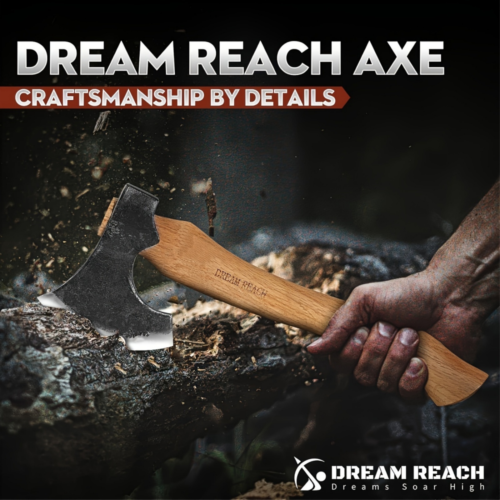 Axe Sheath Wood Handle Carbon Steel Heat Treated Bushcraft - Temu