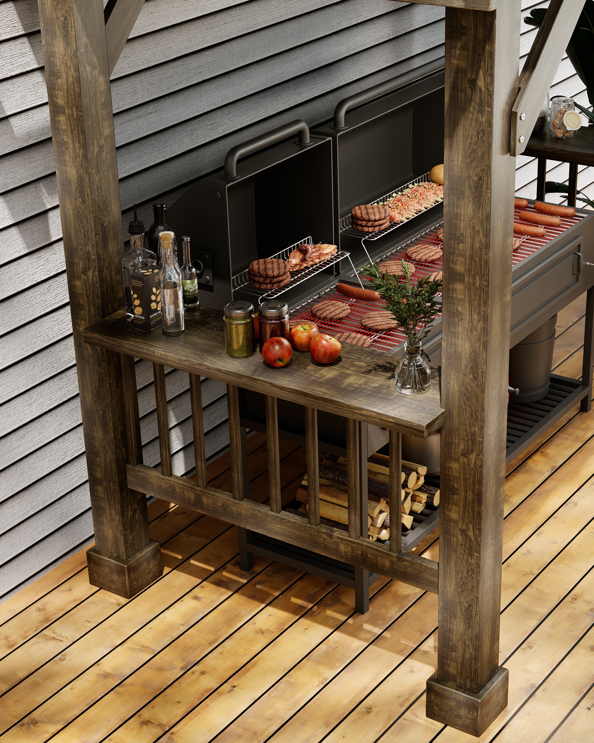 Wooden Pergolas Insulated - Temu