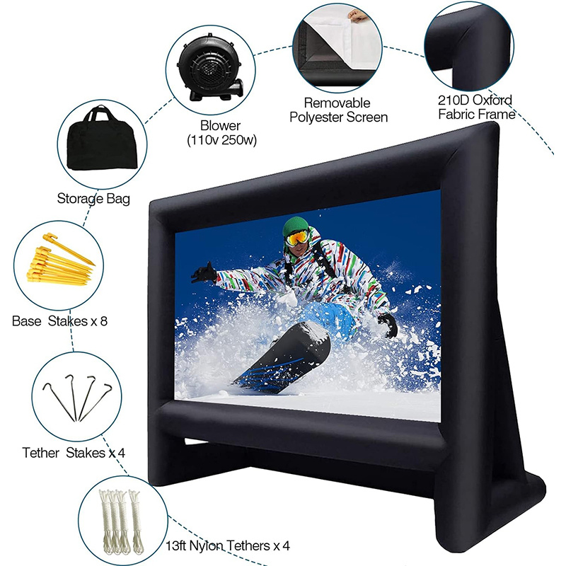 Inflatable Projector Screen Inflatable Movie Screen Outdoor - Temu
