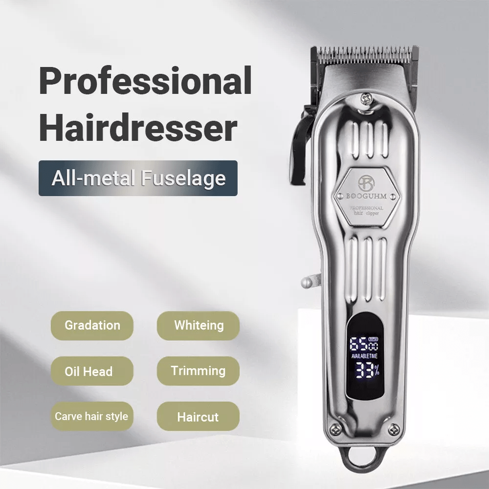 Cordless Hair Clippers Shavers Beard Trimmer Professional Barber ...