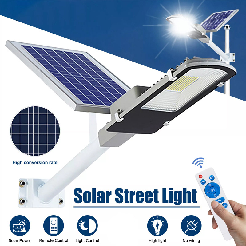 Solar Street Flood Lights Outdoor Street Light Solar Powered - Temu