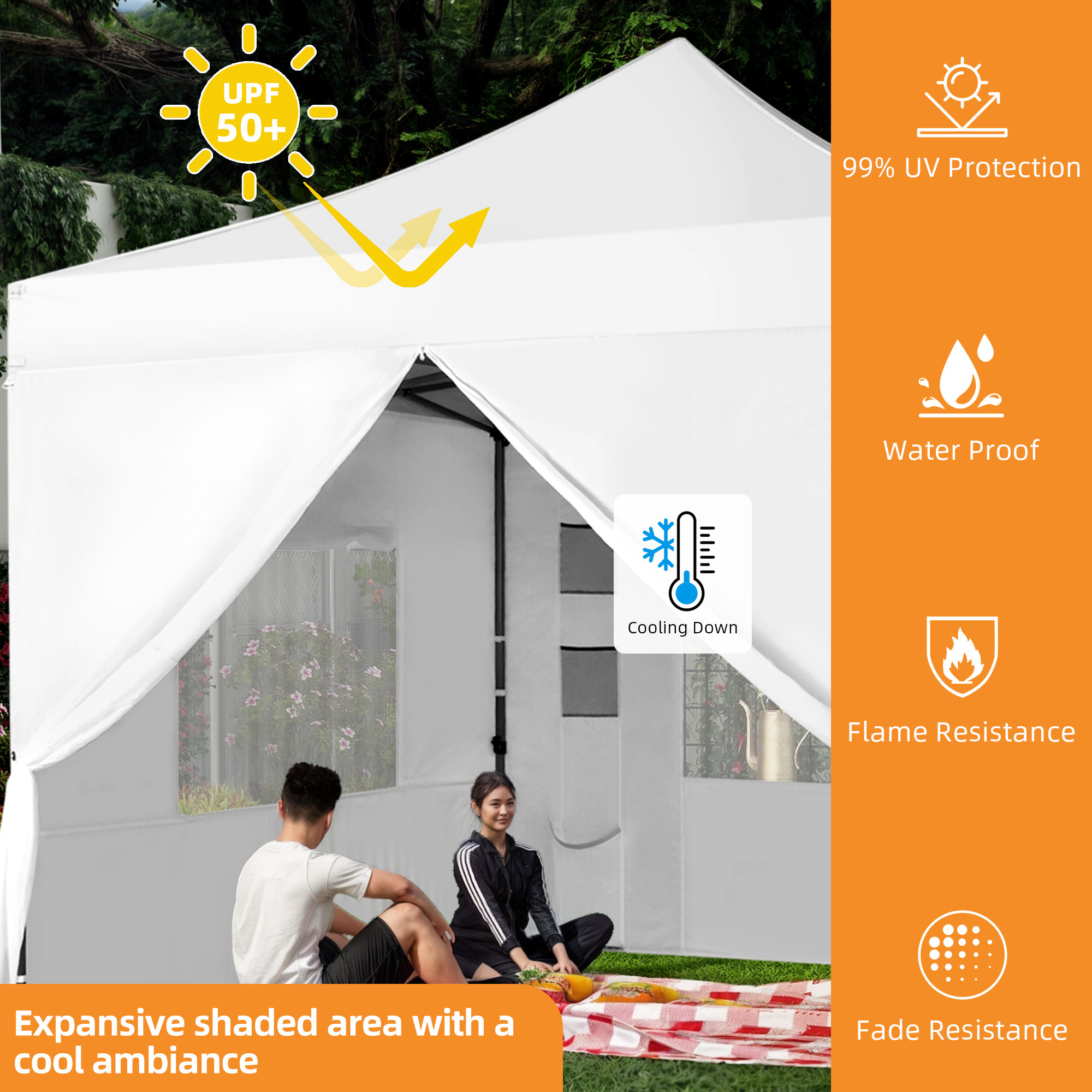Carpa Up 10x10 Ft Resistencia Comercial - Temu