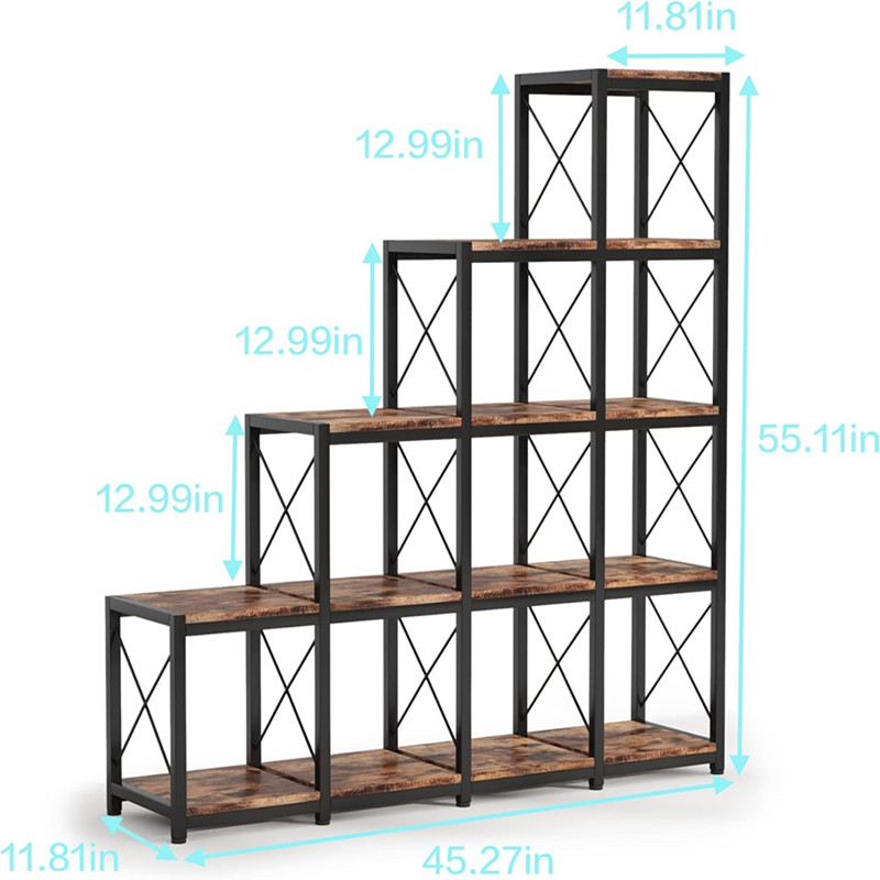 14 shelves bookshelf ladder corner - Temu