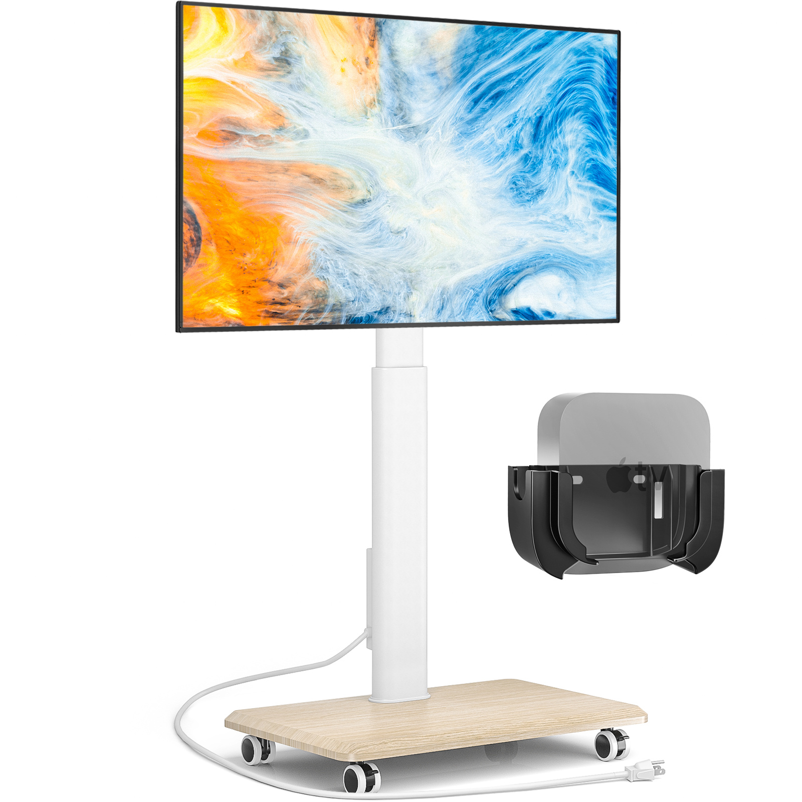 rolling tv stand sold on Temu United States