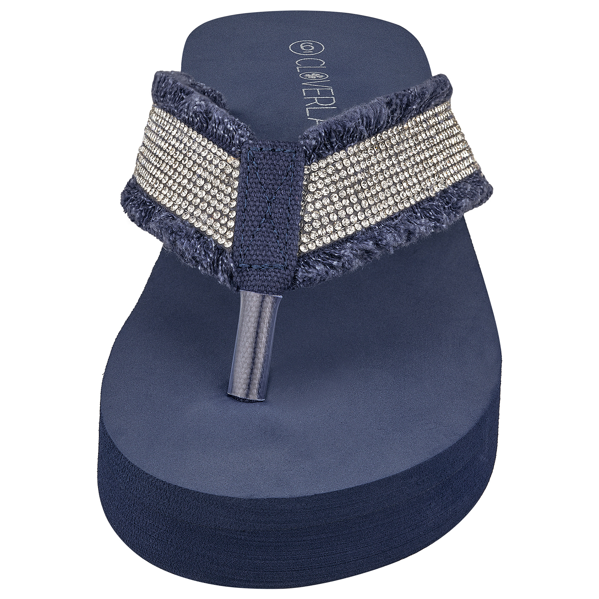 Women's Fashionable Decor Flip Flops Thick Bottom - Temu