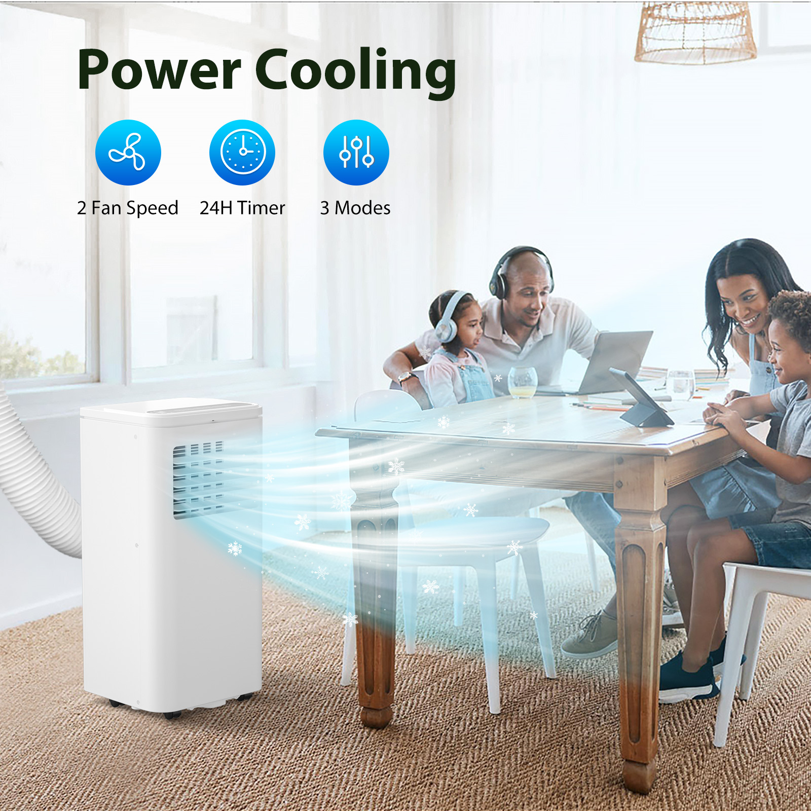 Portable Air Conditioner 8 000 Btu( ) Room Cooling 250 - Temu