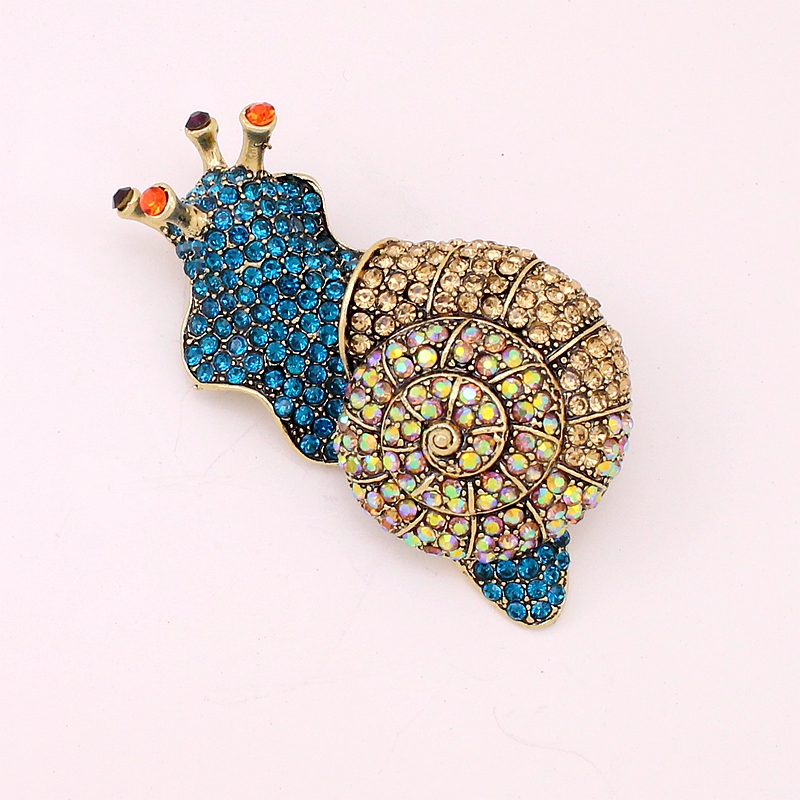 Large Snail Brooch Men Multi Colored Insect - Temu