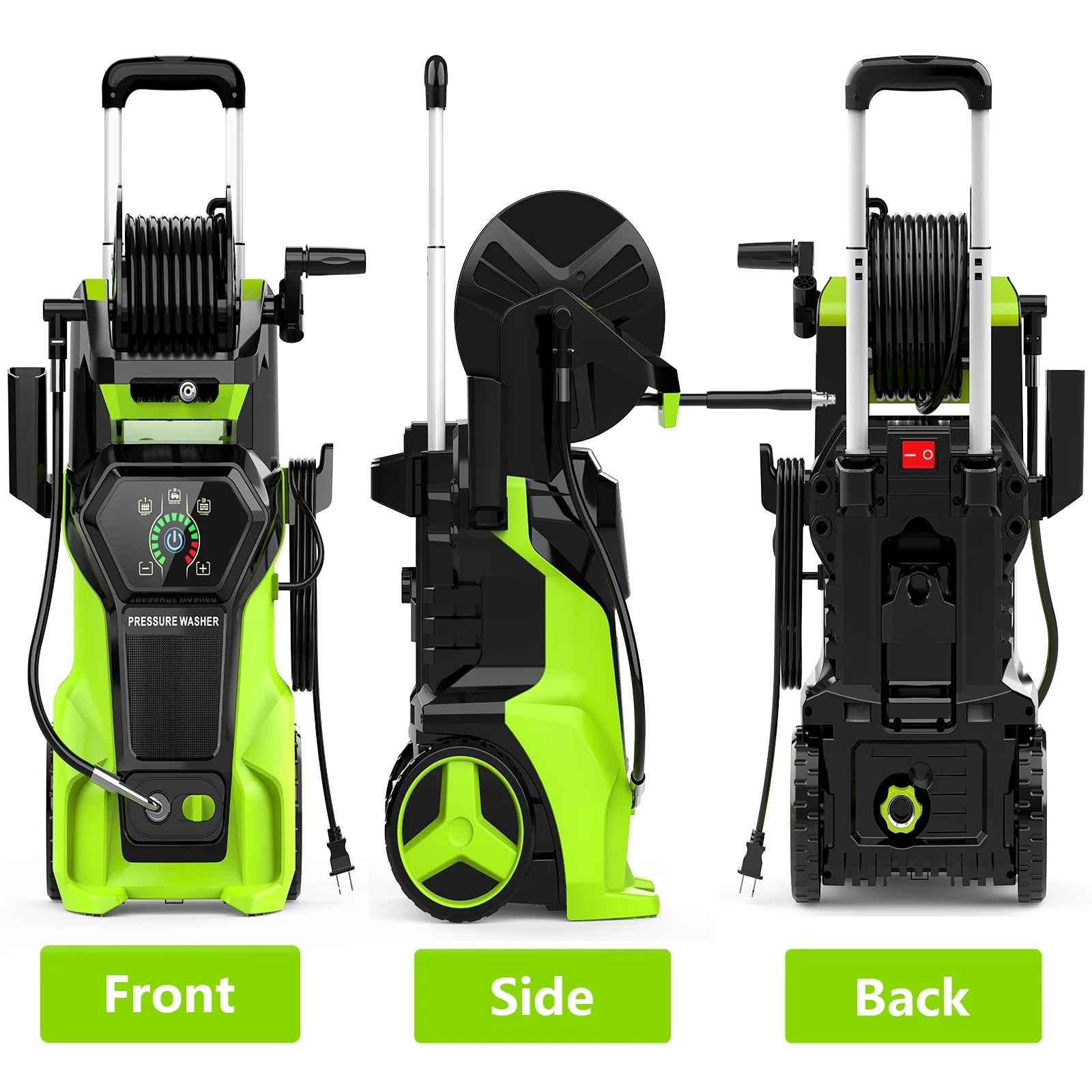 Electric Pressure Washer 4800 Psi 3.2 Gpm High Power Washer - Temu