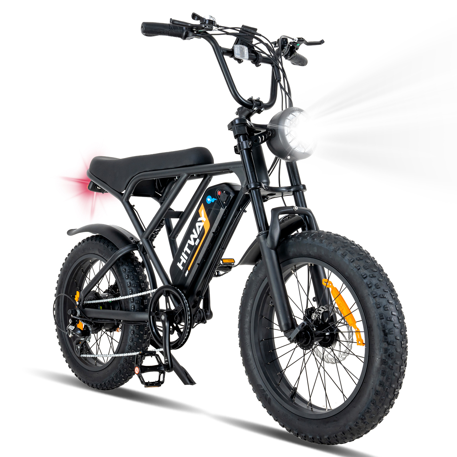 Bk29m Hitway 750w Electric Bike For Adults,20x4.0 Fat Tire Off-road E Bike,48v/15ah Battery Snow ...