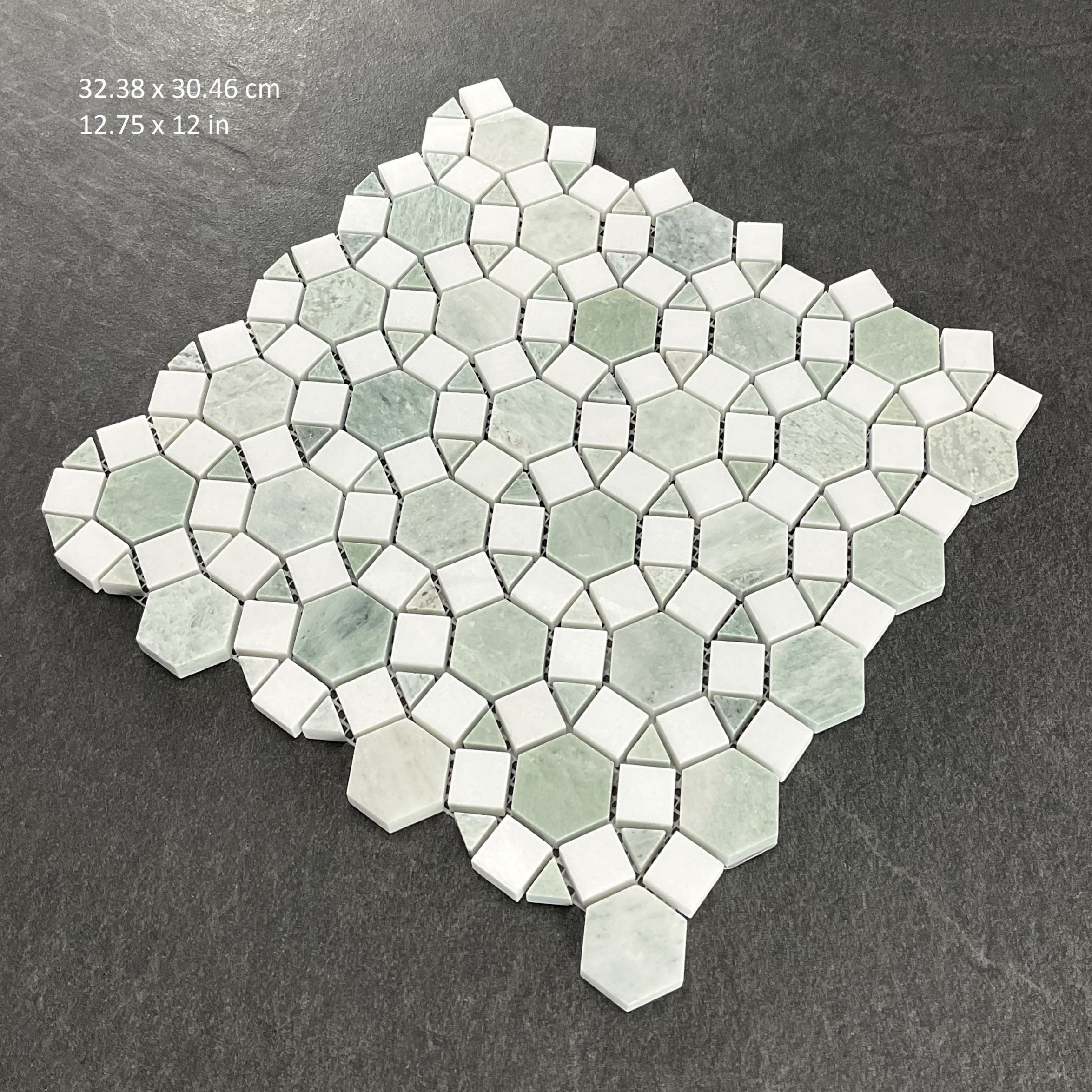 Green Thassos Mosaic Tiles / Wall Tile / - Temu