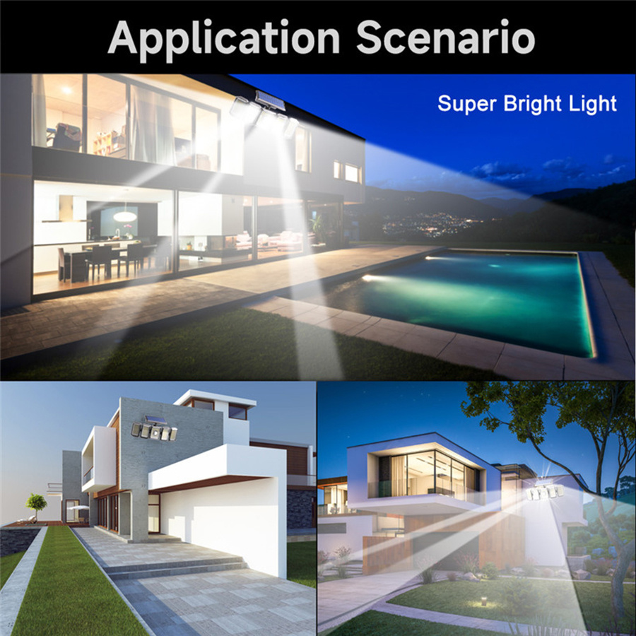 Luces Solares Exteriores 300 Led 3500lm Luz Solar - Temu