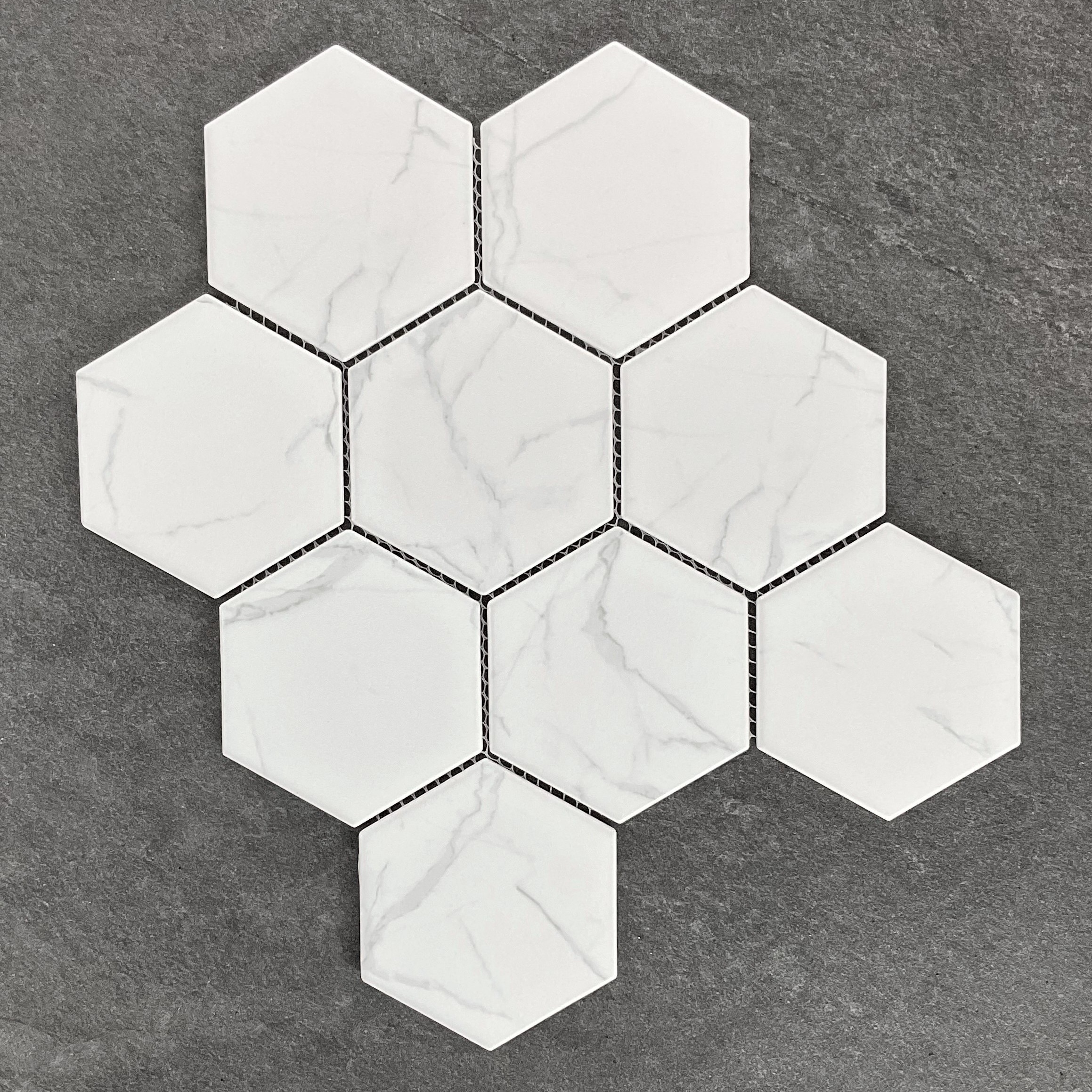 Porcelain Honeycomb Mosaic Tile / Floor Tile / Wall Tile / - Temu