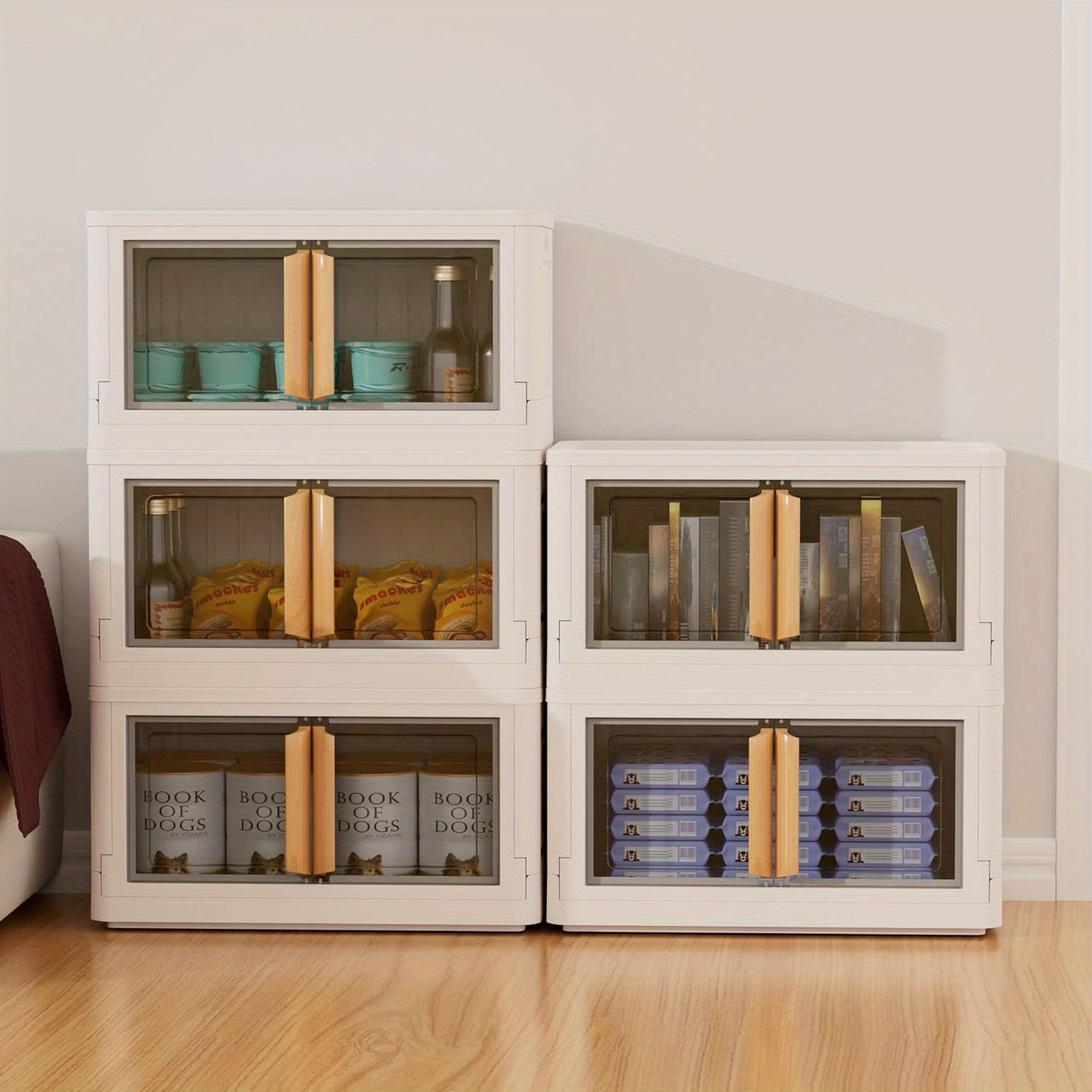 Plastic Storage Bins 20gal Storage Bins Lids Stackable - Temu