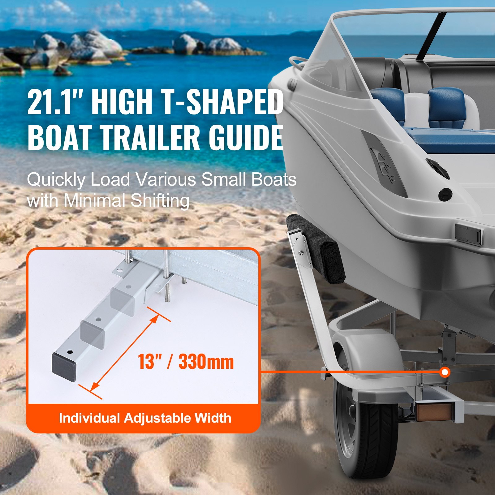Boat Trailer Guide Adjustable Design Short Bunk Guide - Temu