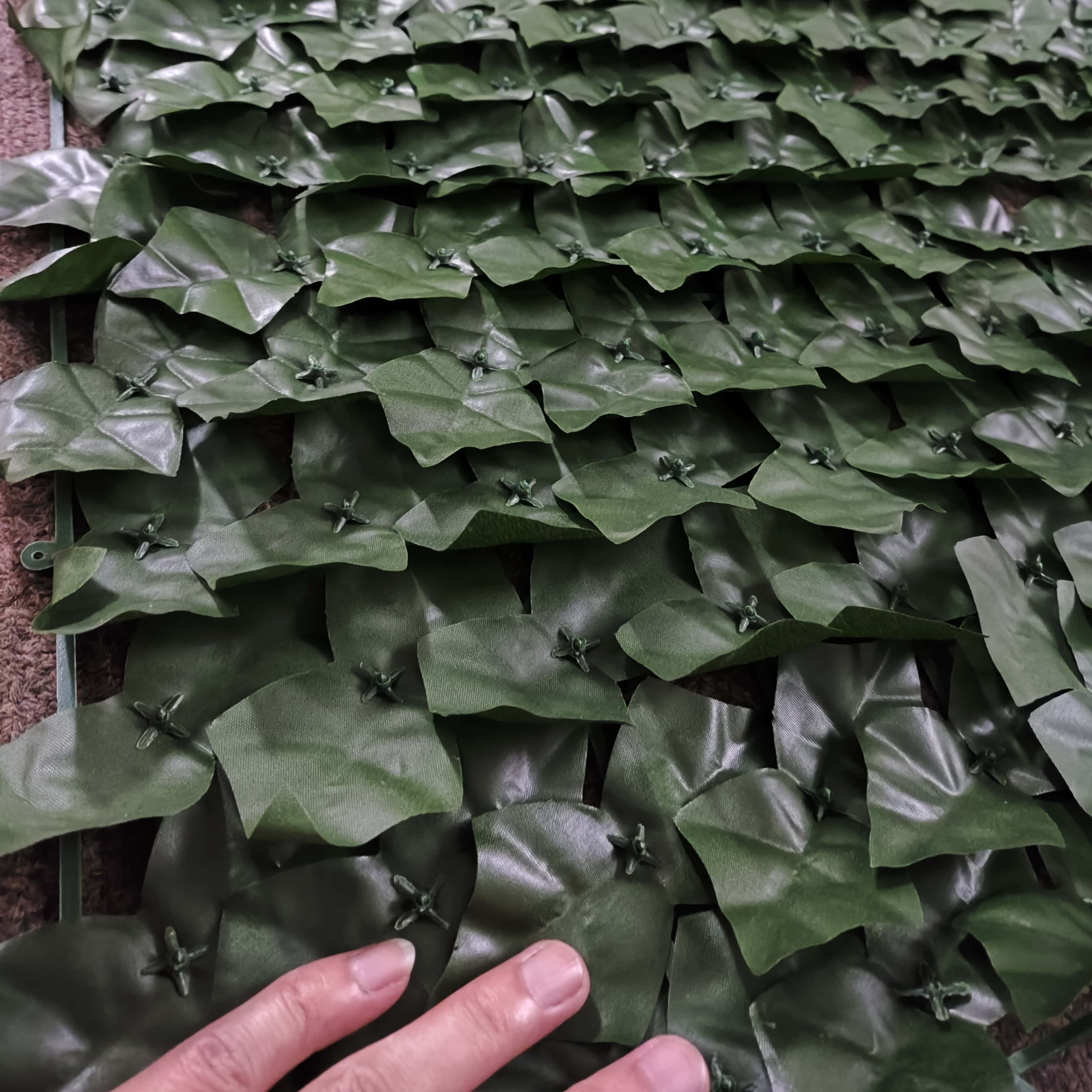 2 Pack Combo 59"x118" Coverage 96 Sq. Ft. Artificial Ivy Leaf Panels ...
