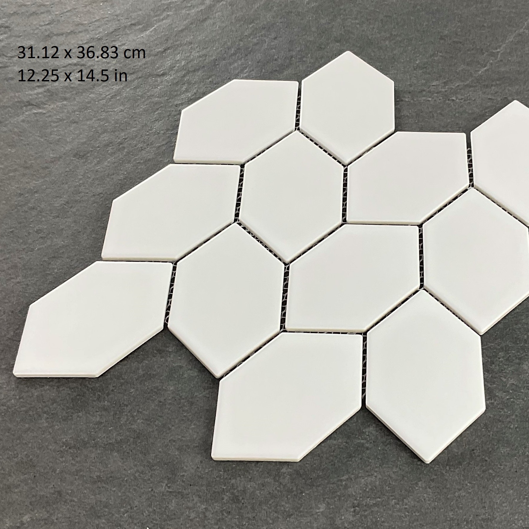 Porcelain Hexagon Mosaic Tile / Floor Tile / Wall Tile / - Temu