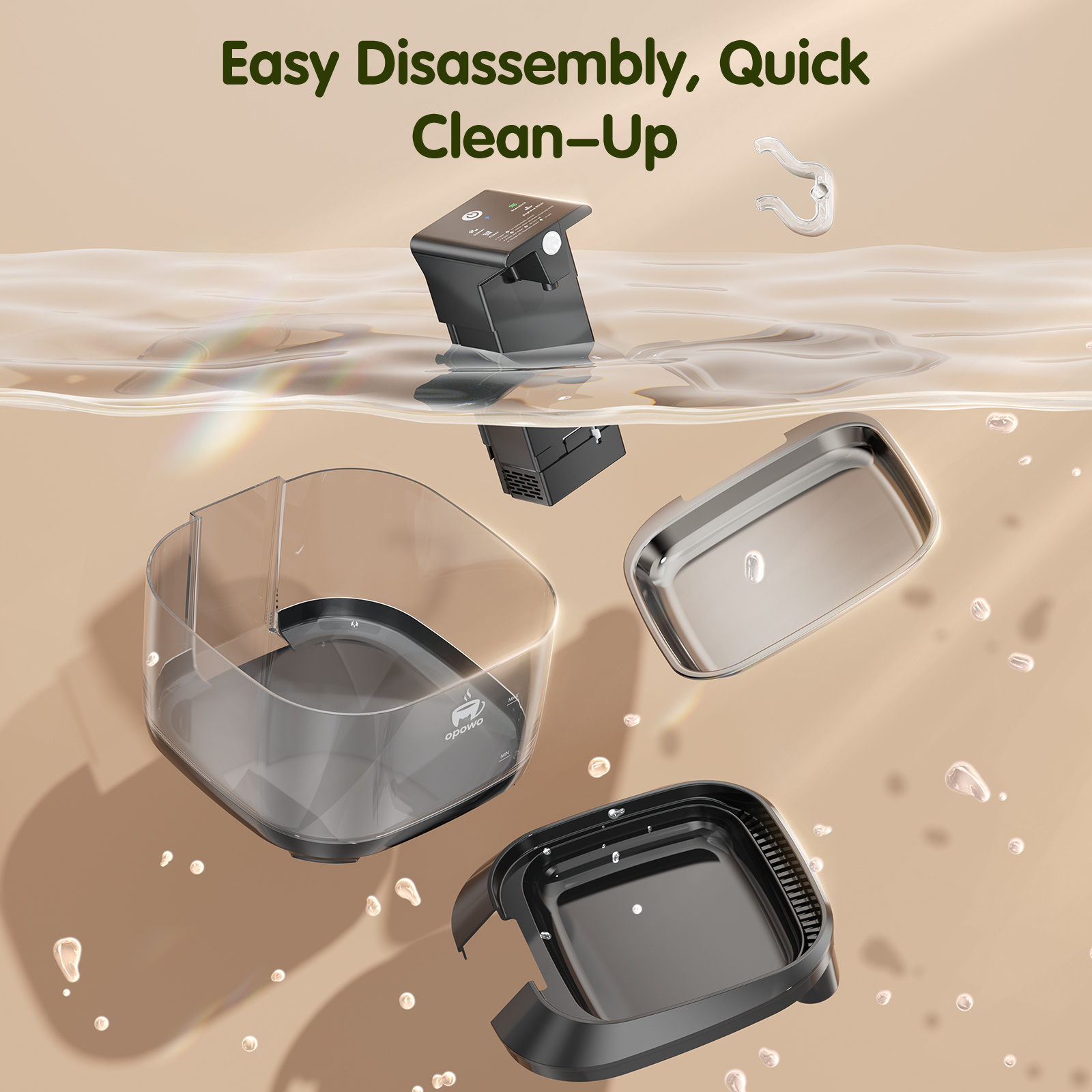 Sensor Cat Water Fountain /3.2 Litre Water - Temu