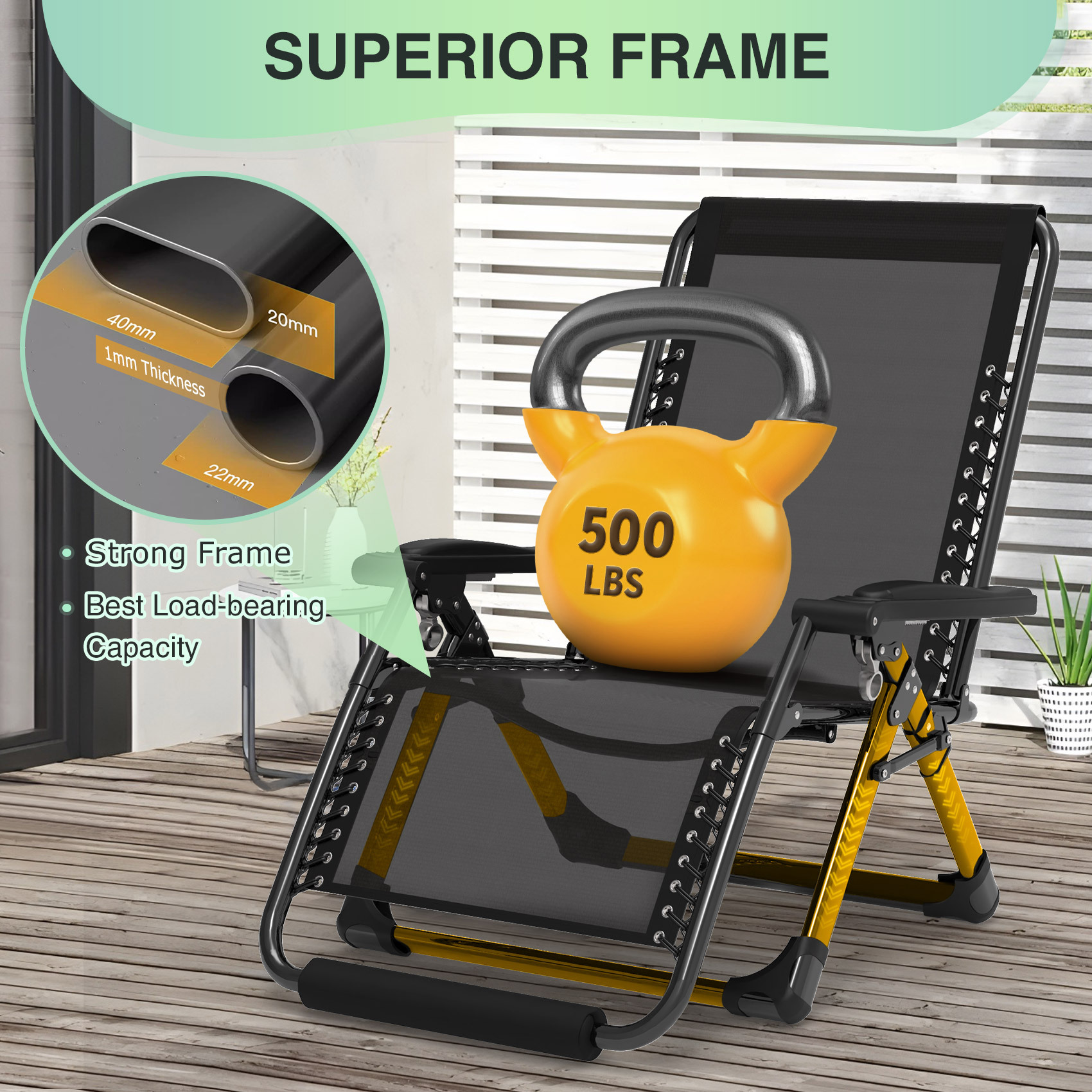 Xxl Zero Gravity Chair Oversized Lounge Chair Removable - Temu