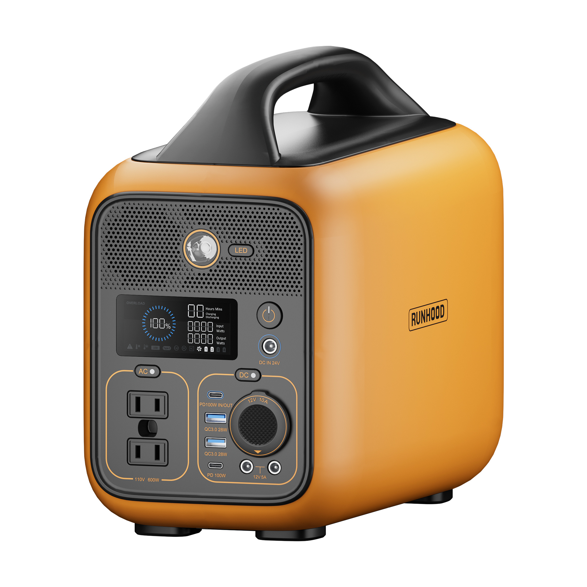 600 Pro Solar Generator 1296wh Portable Power - Temu