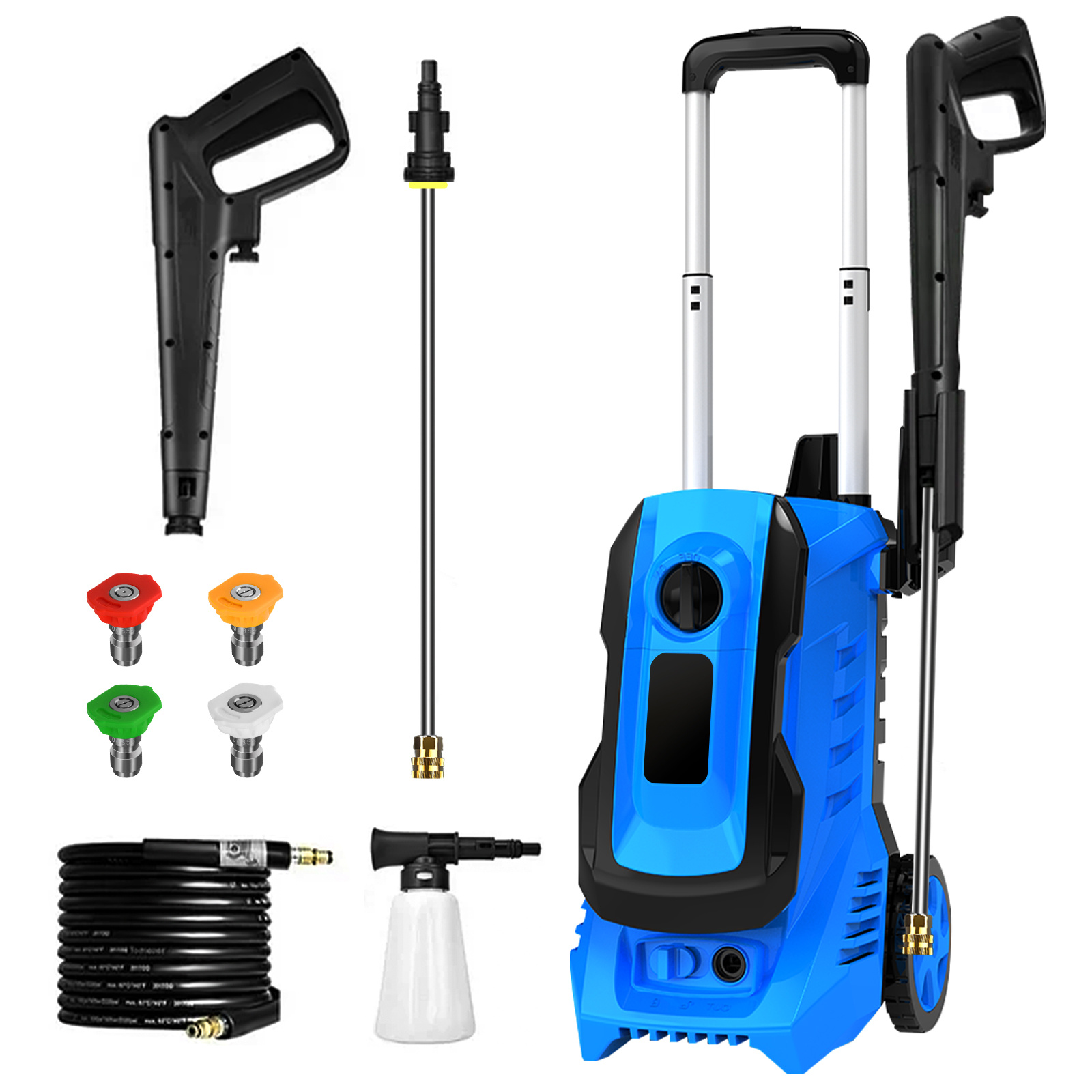 Electric Pressure Washer 4000 Psi 2.6 Gpm Hose Cords Car - Temu