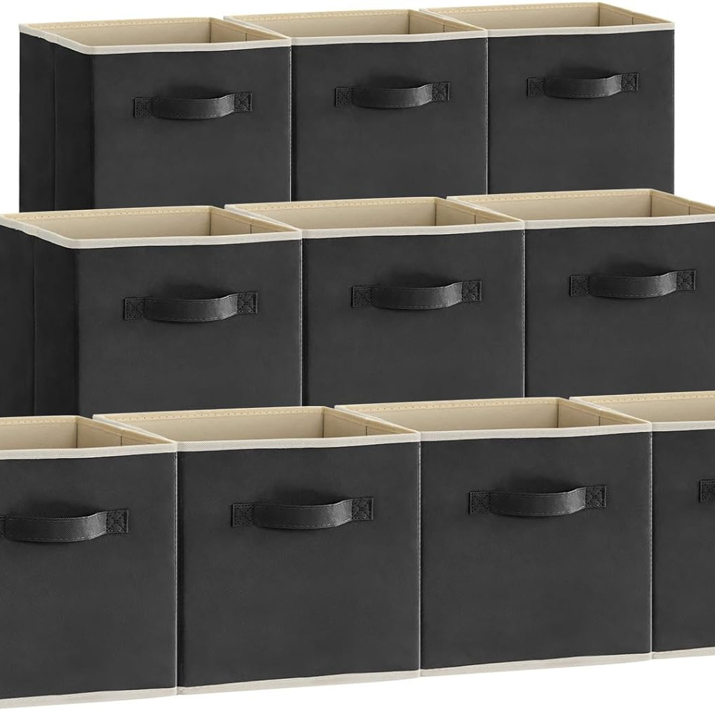 Cube Storage Bins Foldable Fabric Bins Multi color Organizer - Temu