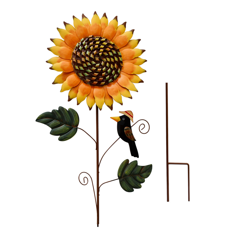 outdoor sunflower decor sold on Temu United States