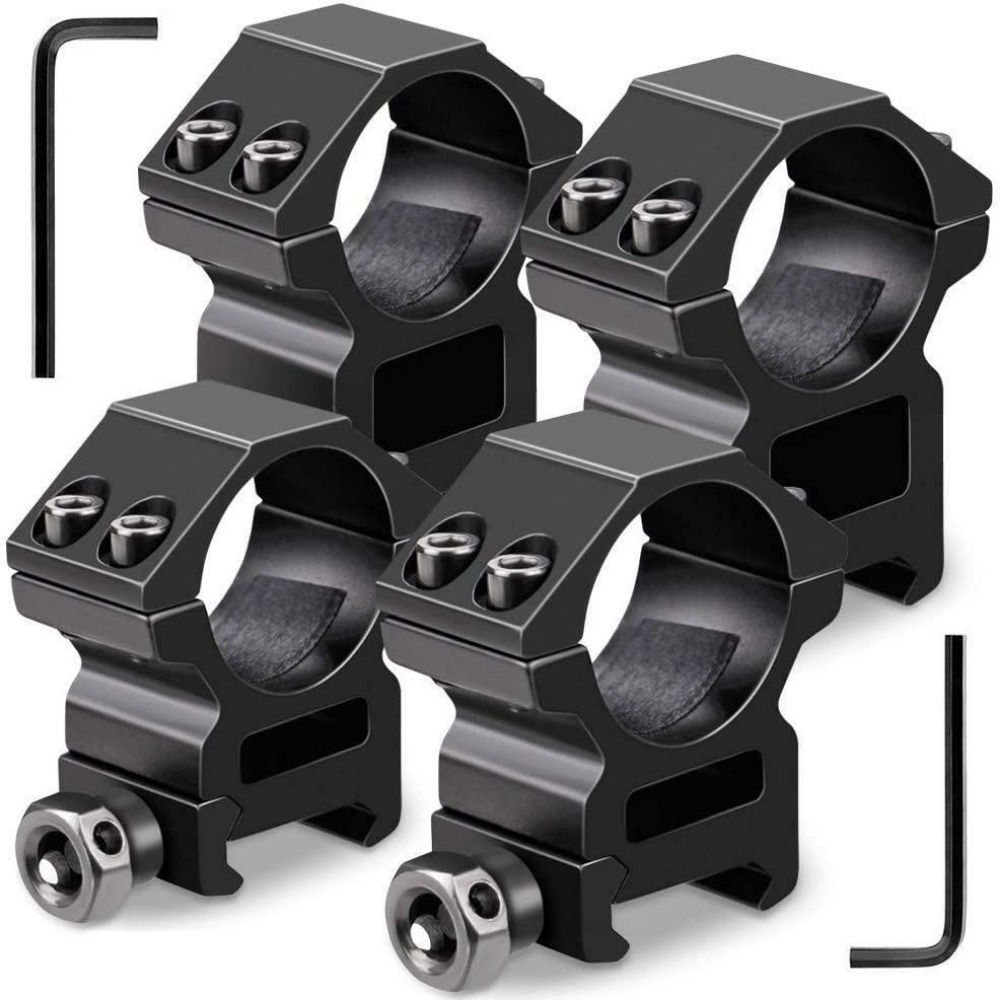 rifle scope mount ring 1 inch high medium rail profile picatinny ...