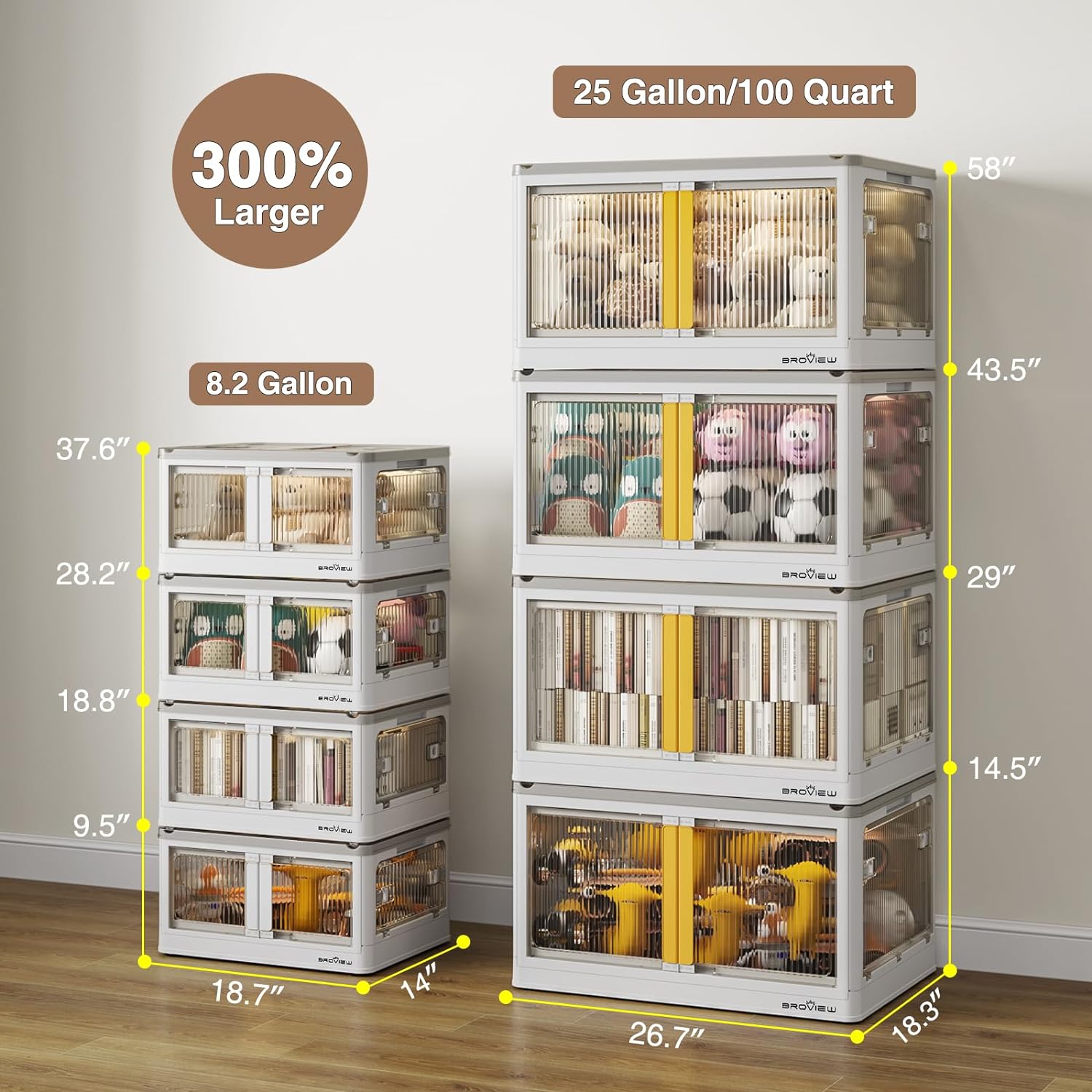 Plastic Storage Bins Lids 400qt/100gal Stackable Storage - Temu