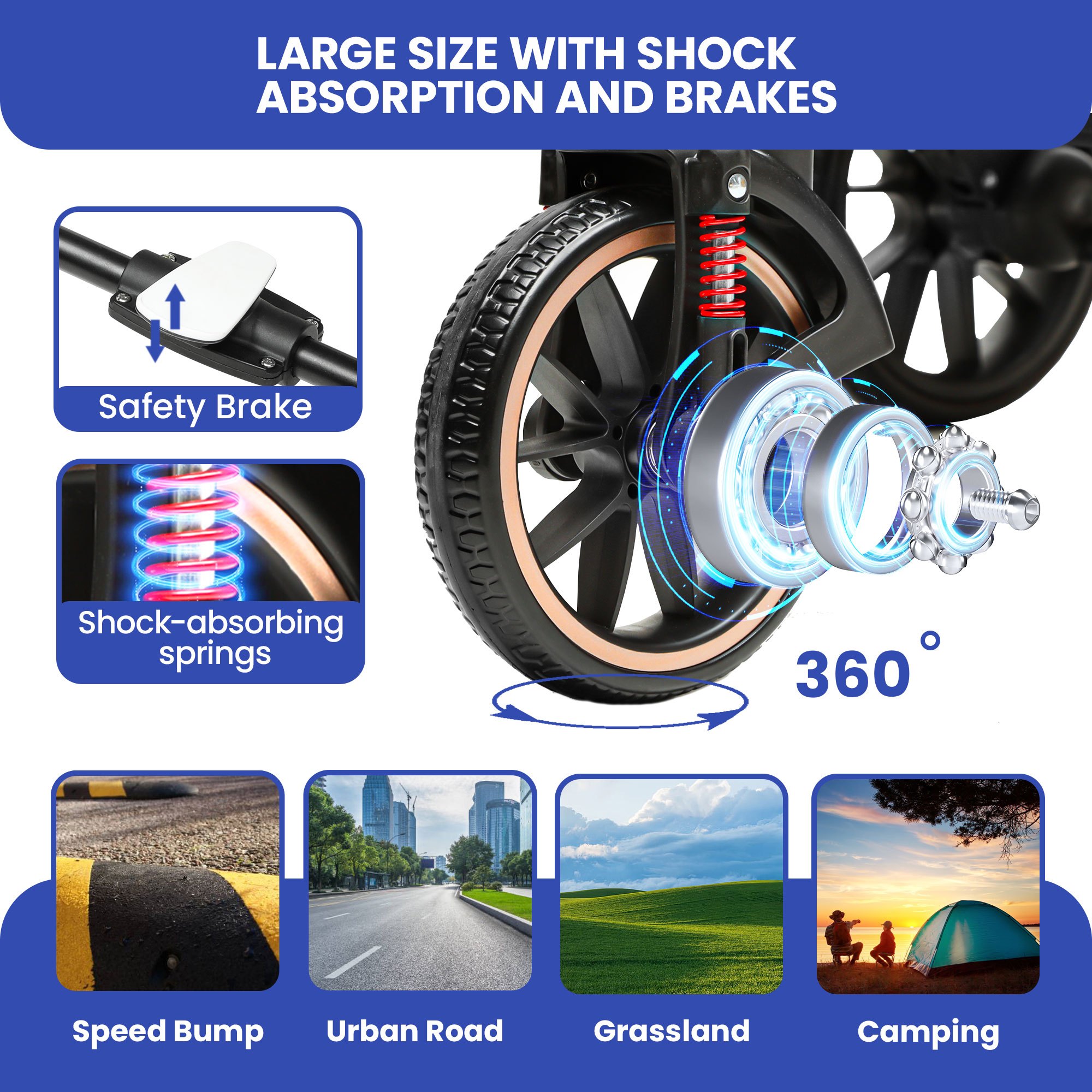 Pet Stroller 3 in 1 One click Foldable Cat Dog Stroller Dog - Temu