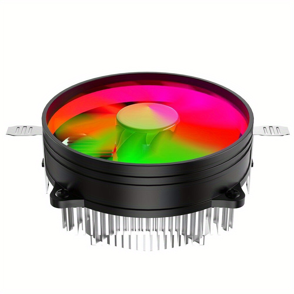 rainbow led cpu cooler 4 heatpipes socket - Temu