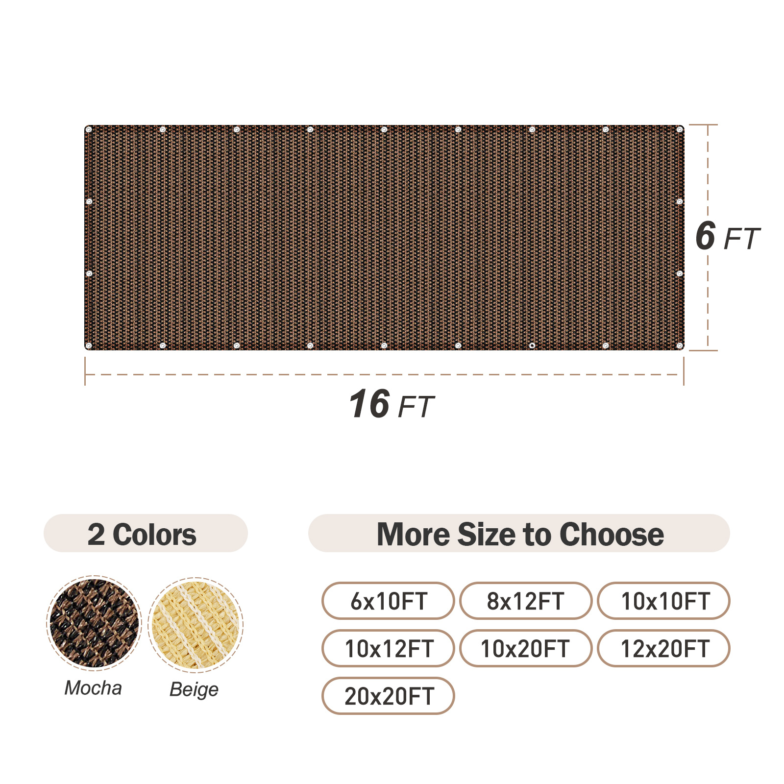 90 Sun Shade Cloth Uv Protection Reinforced Grommets Perfect - Temu