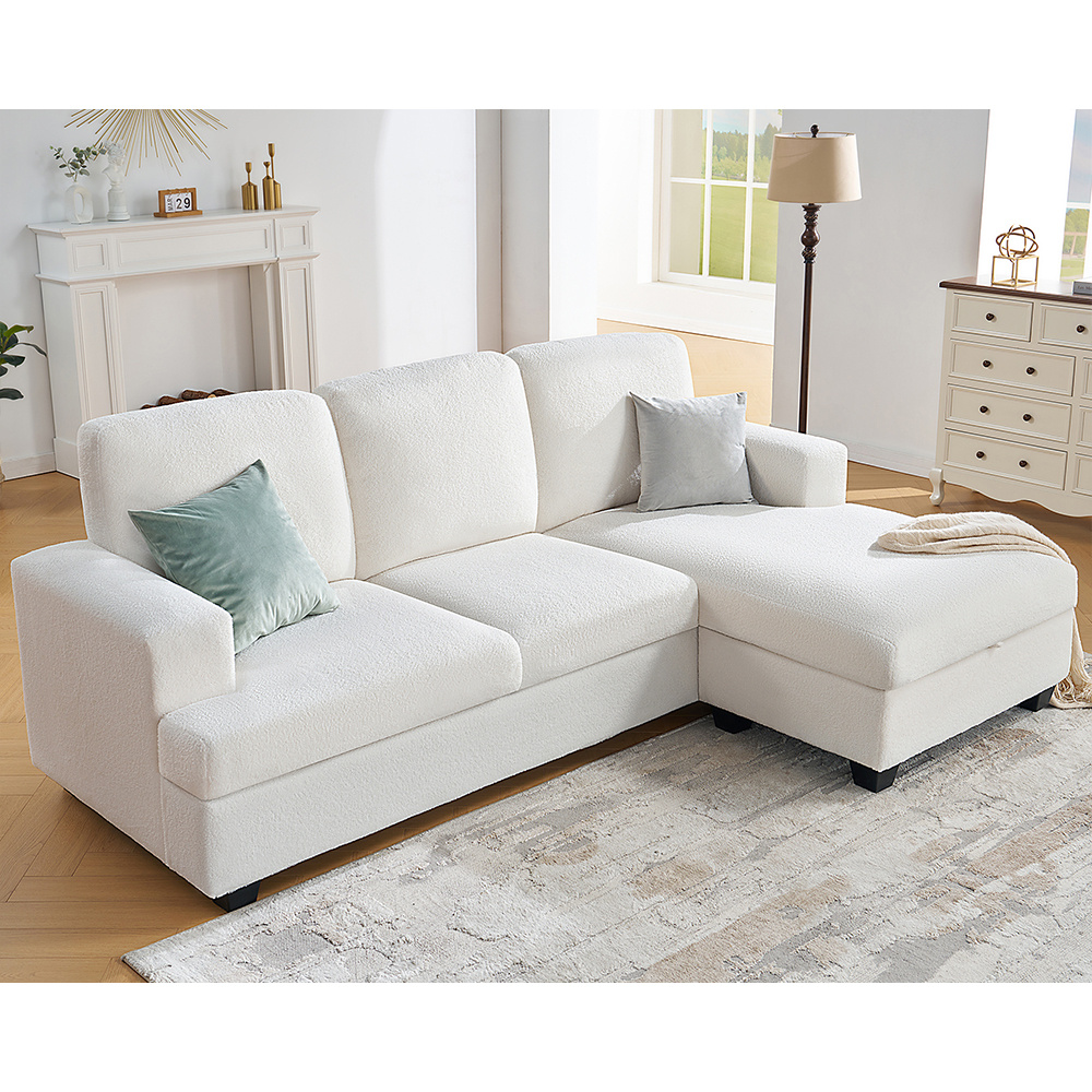 Reversible L Shape Convertible Sofa Storage Comfy Couch - Temu