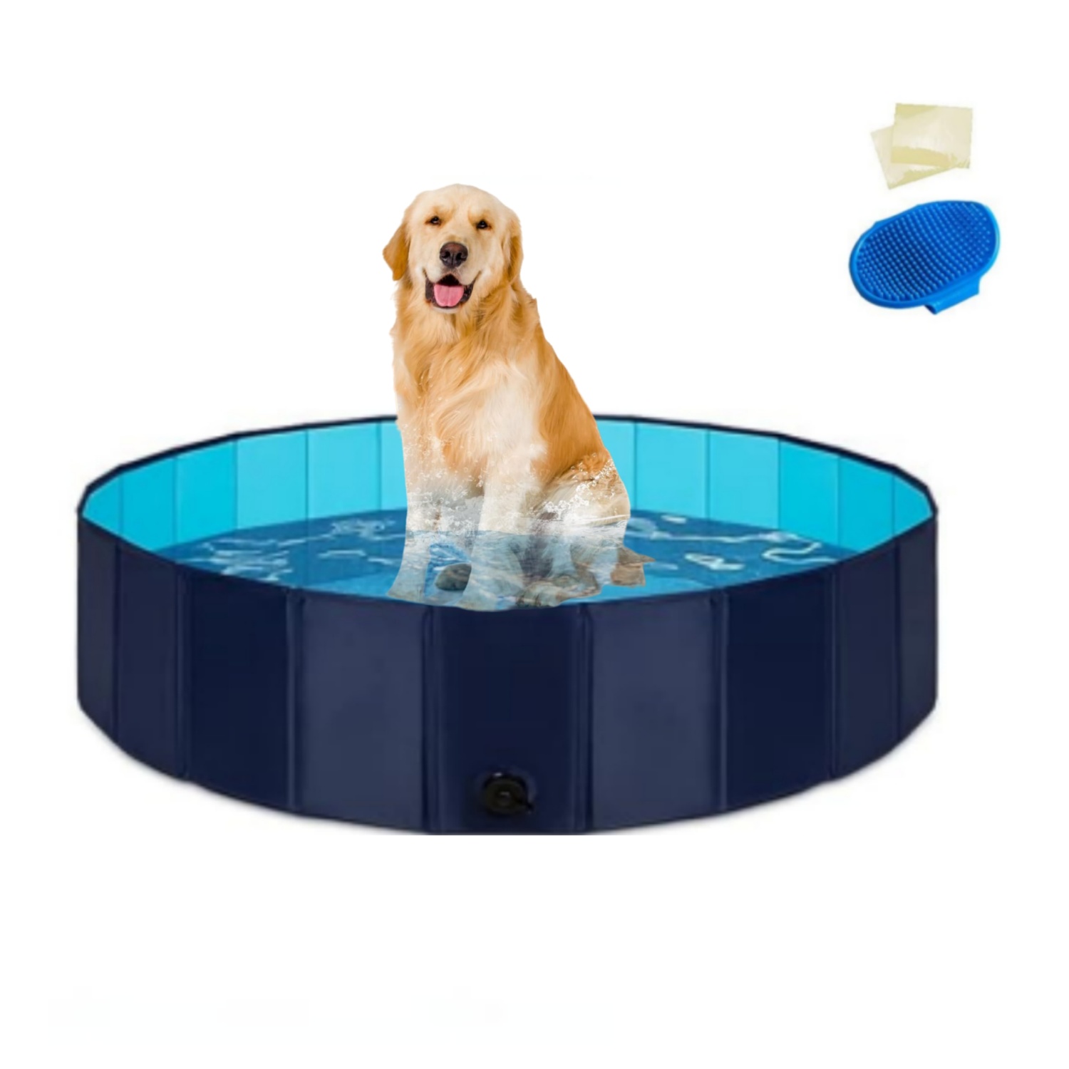 Collapsible Dog Swimming Pool Hard Plastic Pet Bath Swimming - Temu