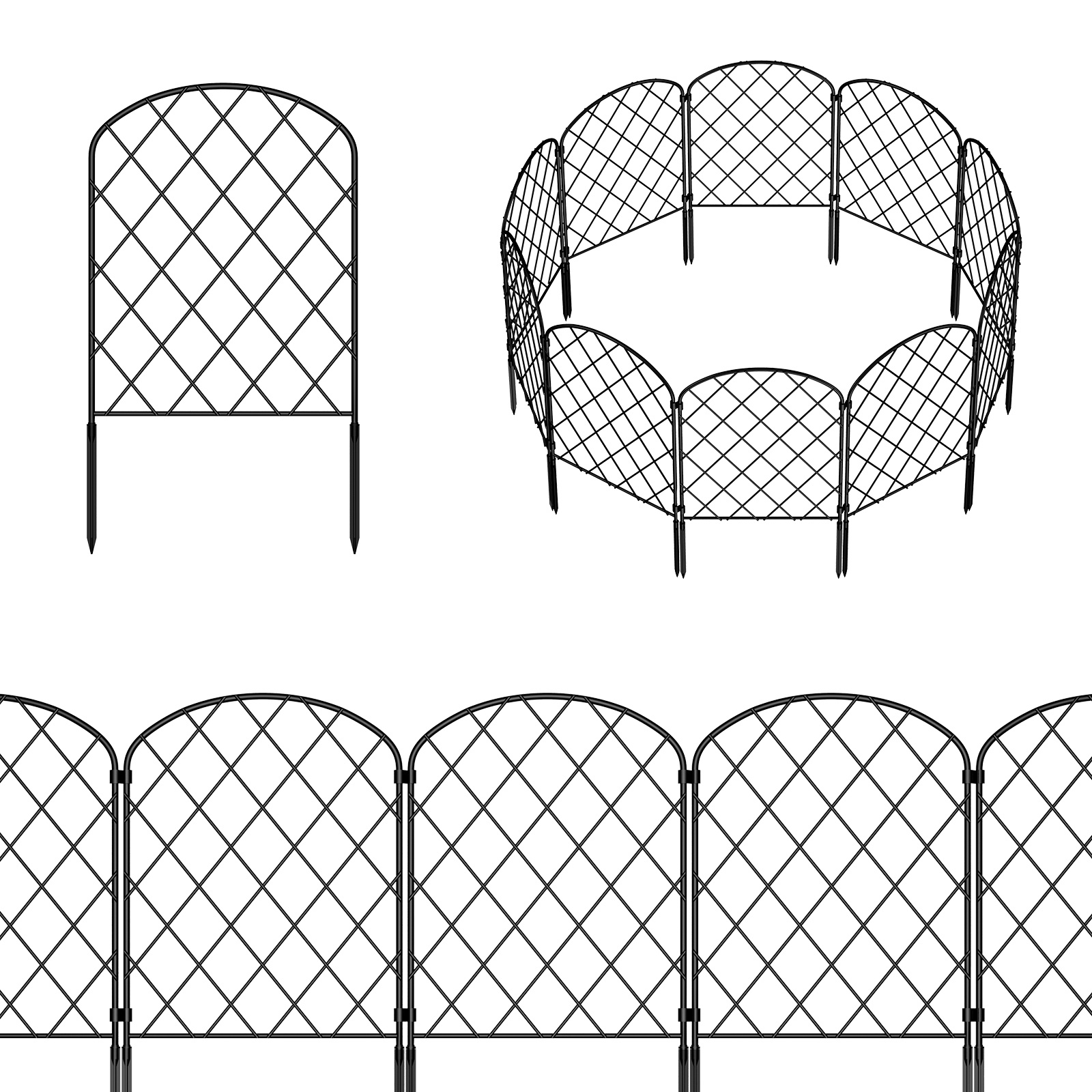 Decorative Garden Fence (h) X (l) Animal Barrier Fence - Temu