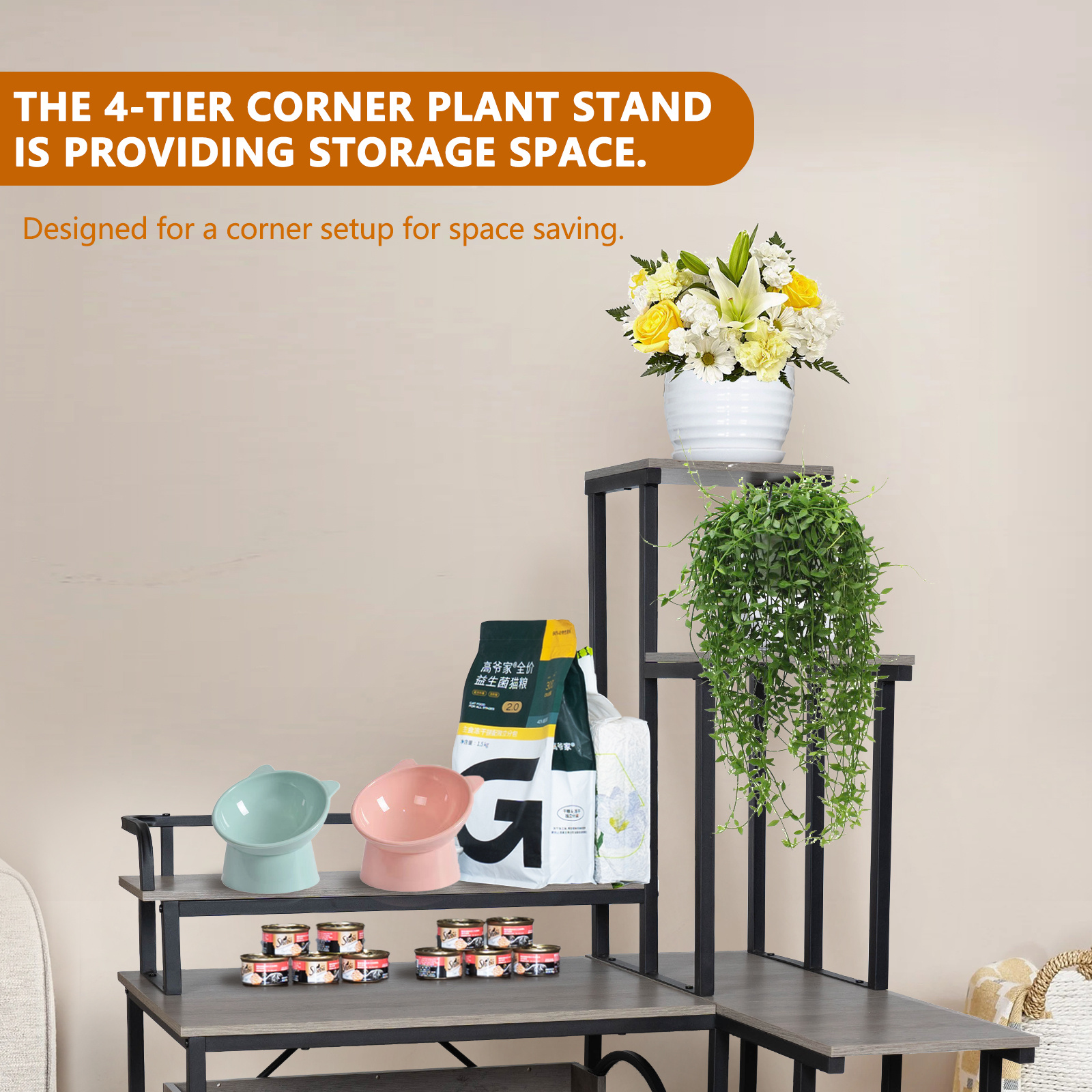 Litter Box Enclosure Furniture Planter Corner Wooden - Temu