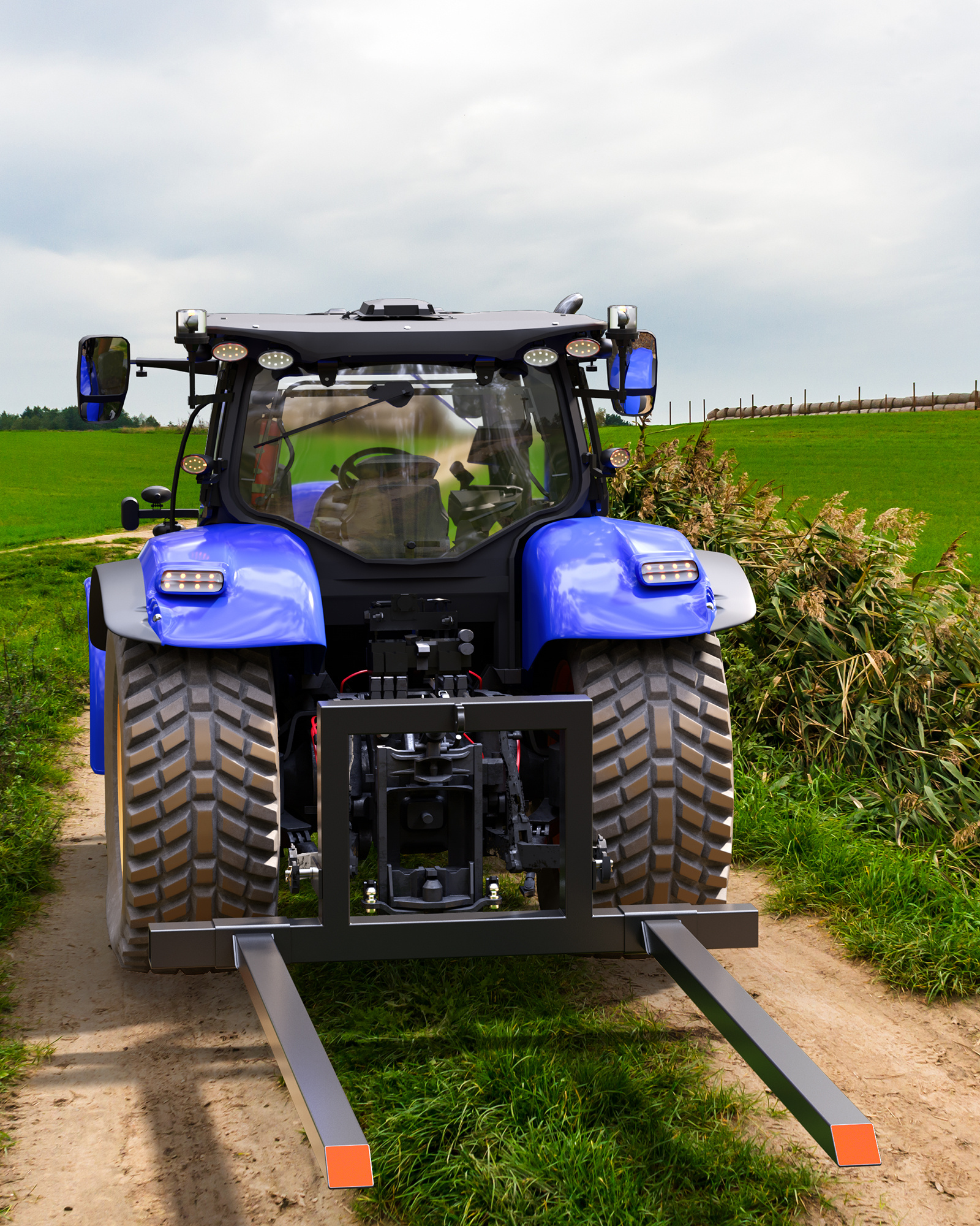 3 point hitch pallet fork 1500 lbs capacity adjustable pallet fork ...