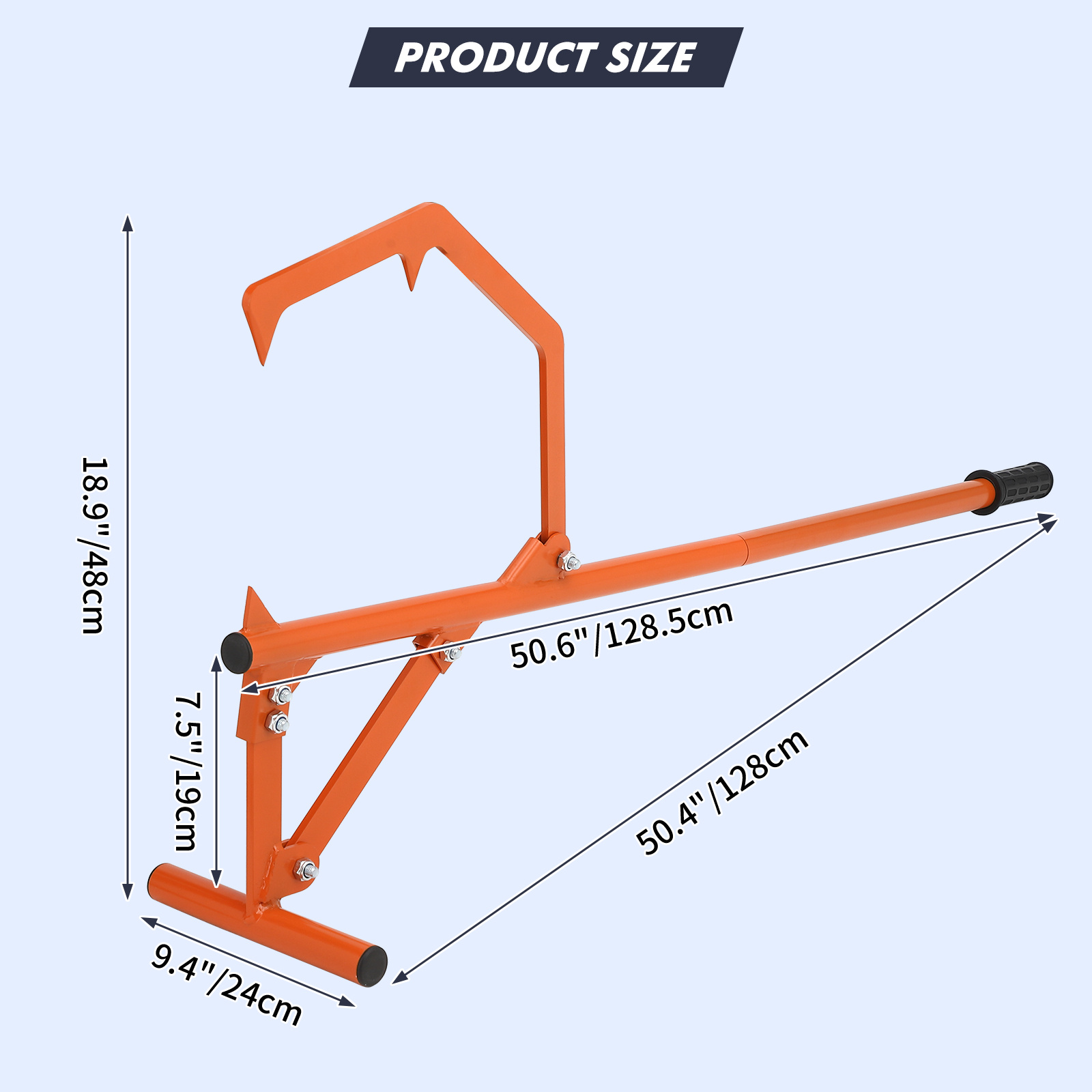 51" log lifter, adjustable log roller cant hook, log roller tool heavy ...