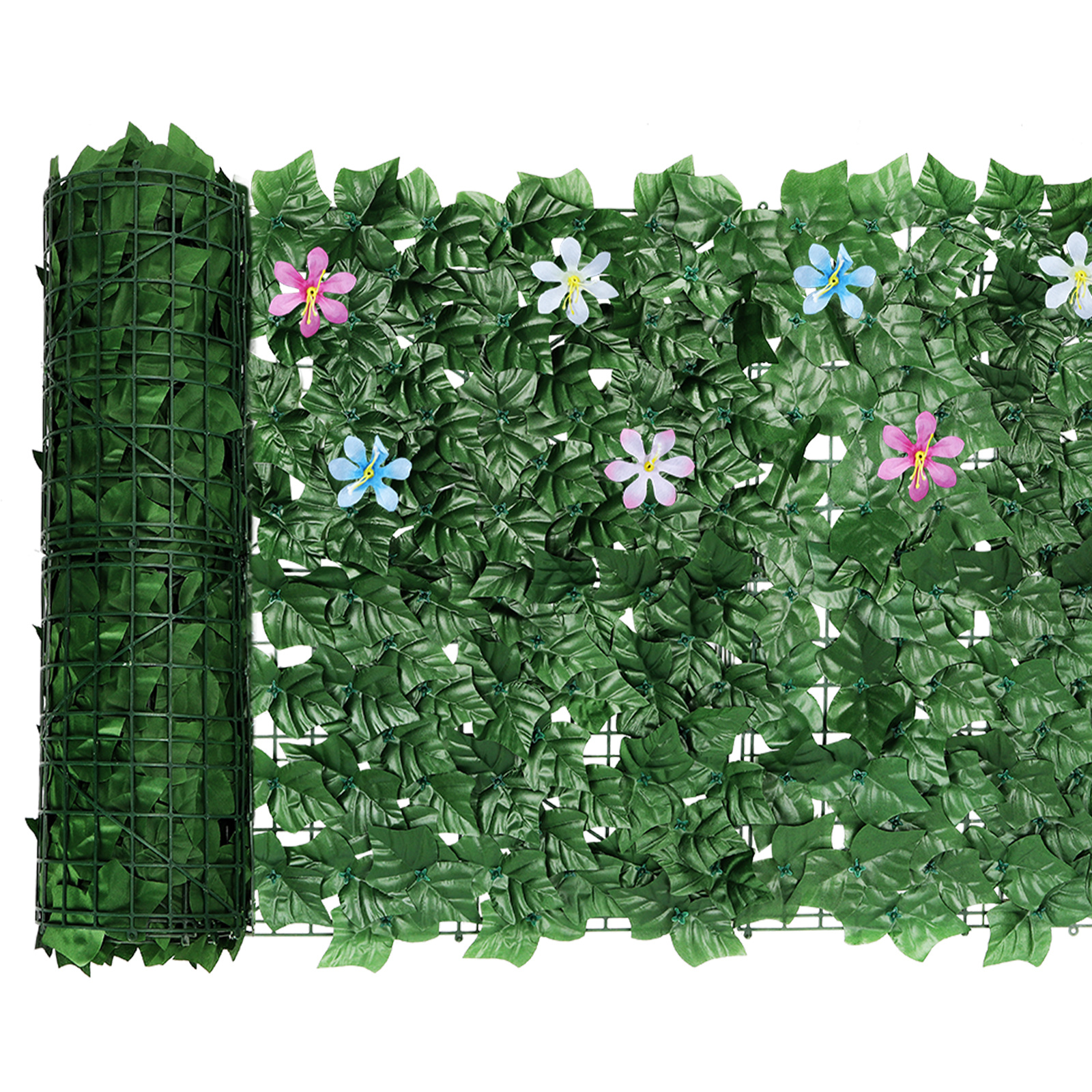 Artificial Ivy Privacy Fence Screen Flowers (51sqft) Faux - Temu