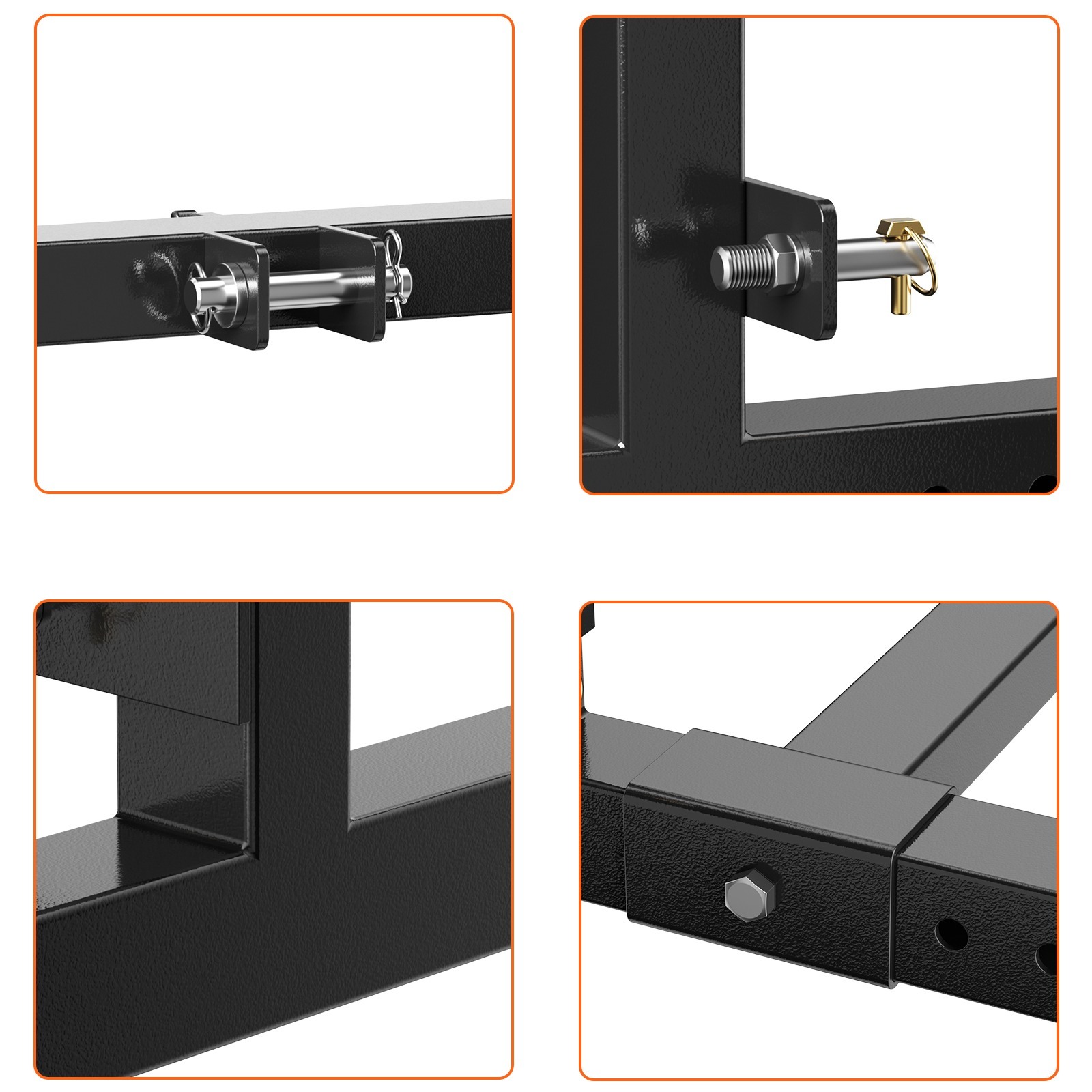 3 point hitch pallet fork 1500 lbs capacity adjustable pallet fork ...