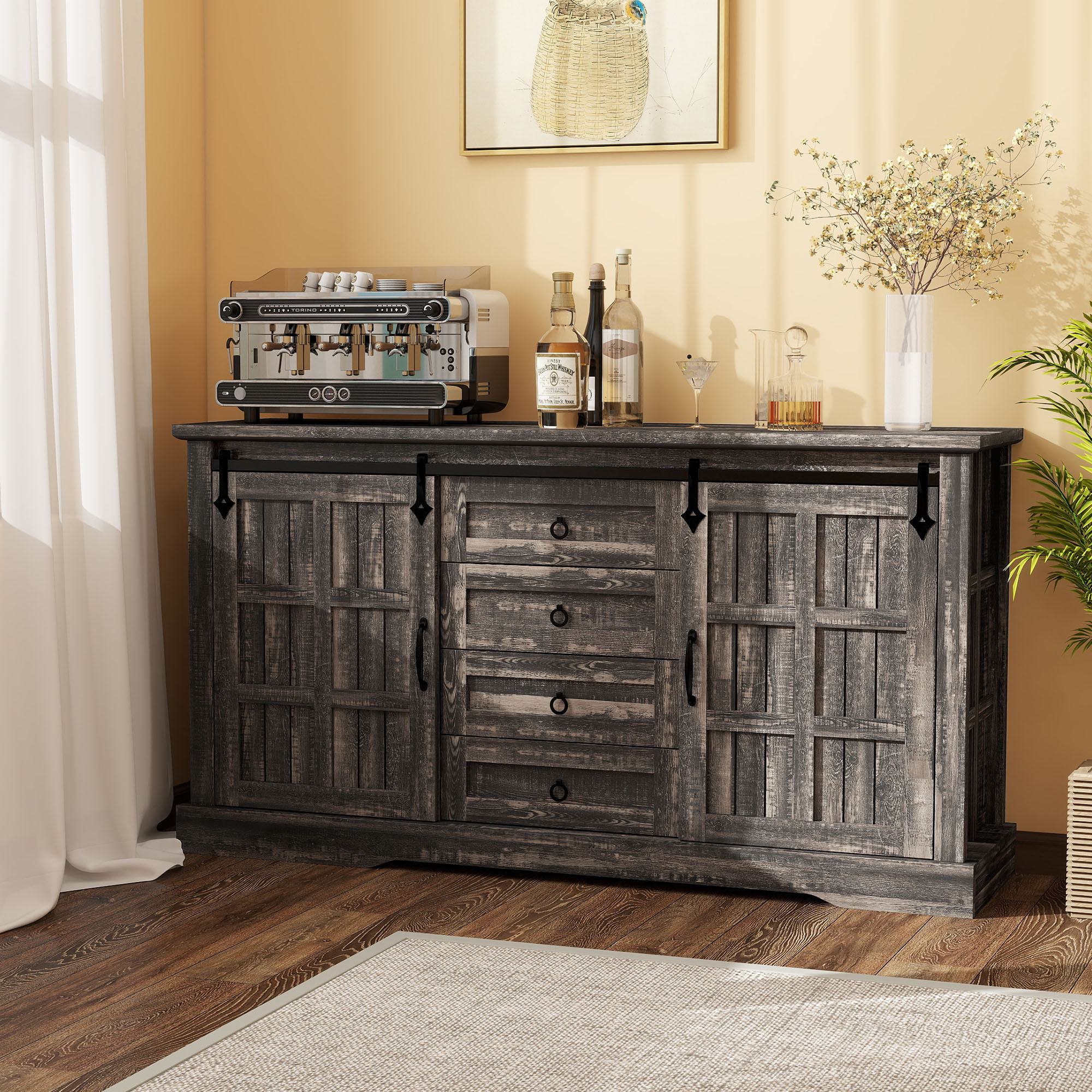 Decoyad Sideboard Buffet Cabinet Storage - Temu