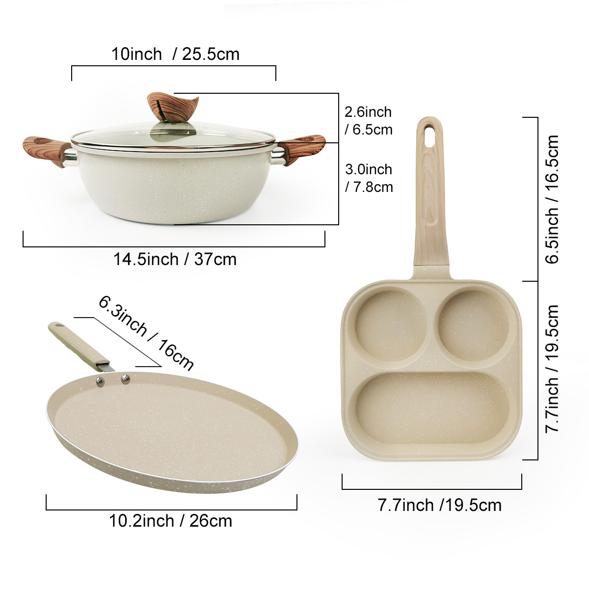 Set Non Cookware - Temu
