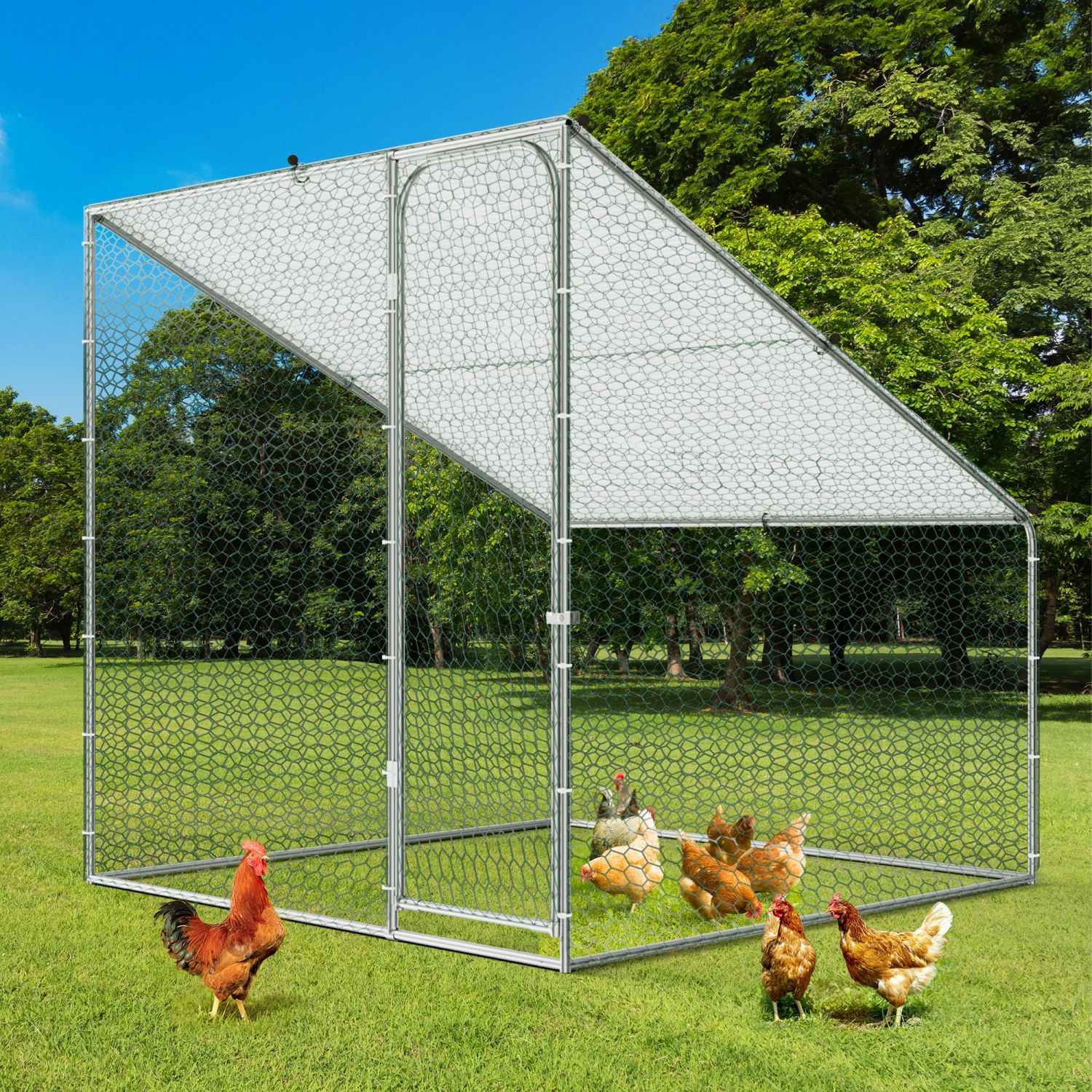 Outdoor Chicken Coop Walk in Poultry Habitat shaped - Temu