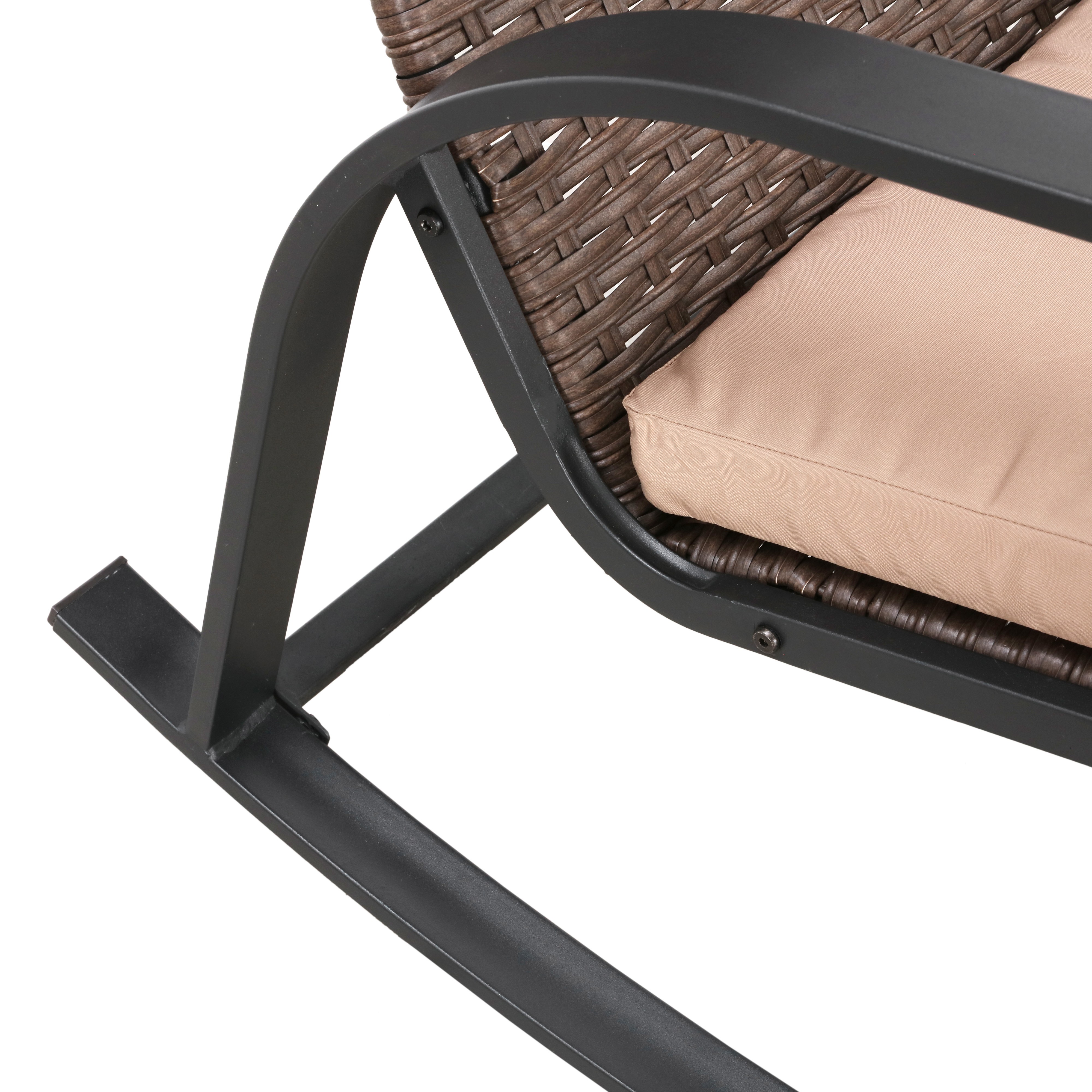 3 Rocking Chairs Set Cushions - Sports & Outdoors - Temu