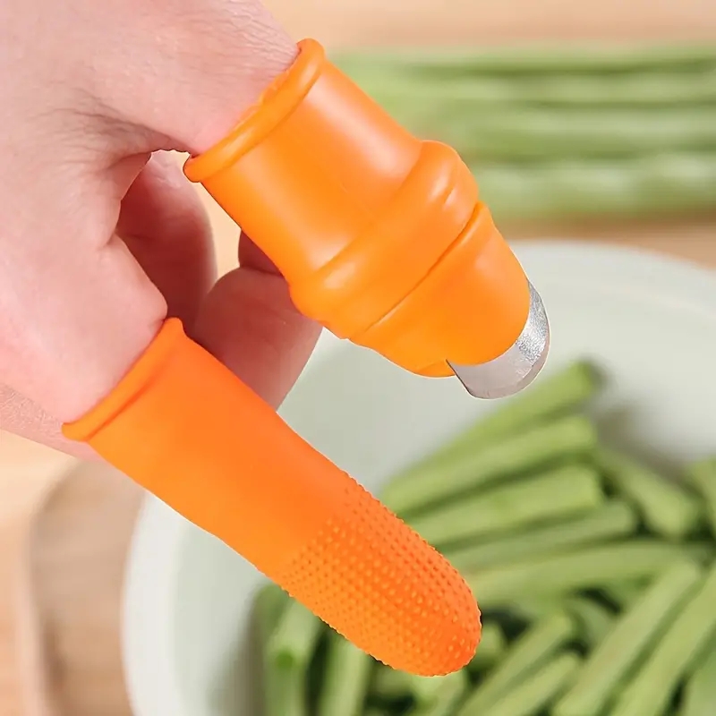 Premium Stainless Steel Blade Garden Silicone Thumb Knife - Temu