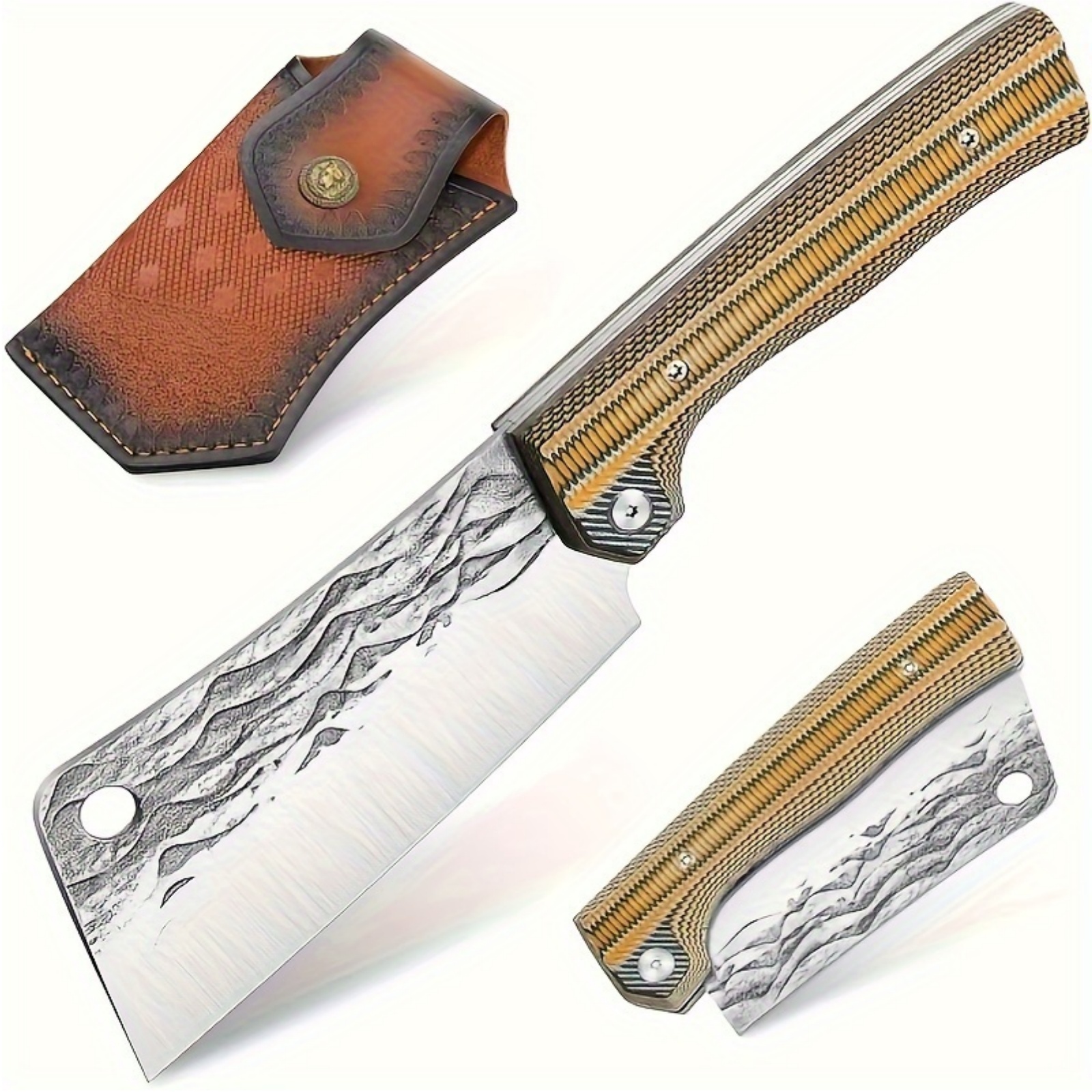 Chef Knife Meat Portable Camp Kitchen - Temu