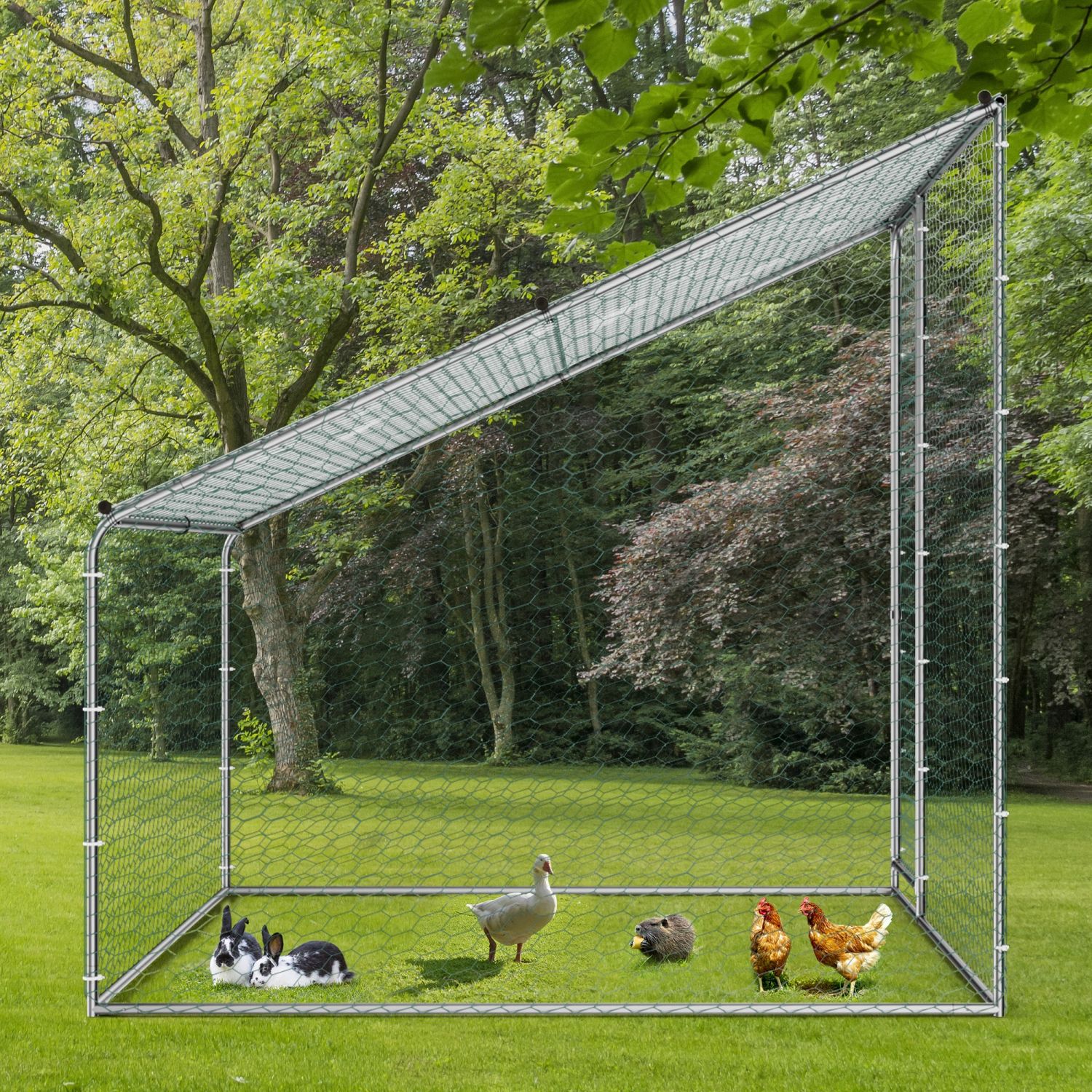 Outdoor Chicken Coop Walk in Poultry Habitat shaped - Temu